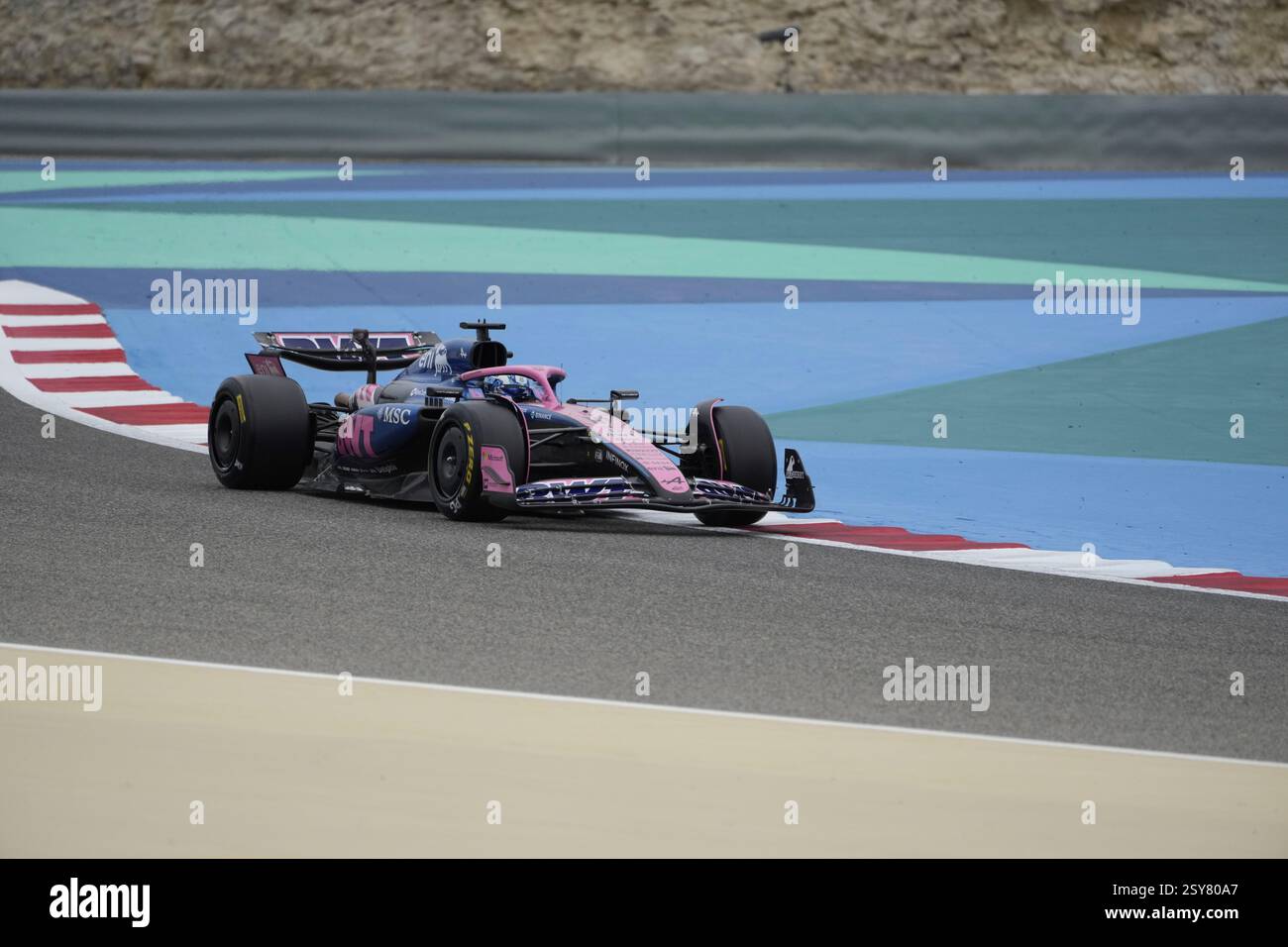 Alpine driver Pierre Gasly of France steers his car during a Formula ...