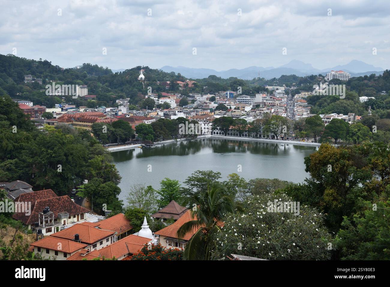 A panorama of the city of Kandy in Sri Lanka Stock Photo - Alamy