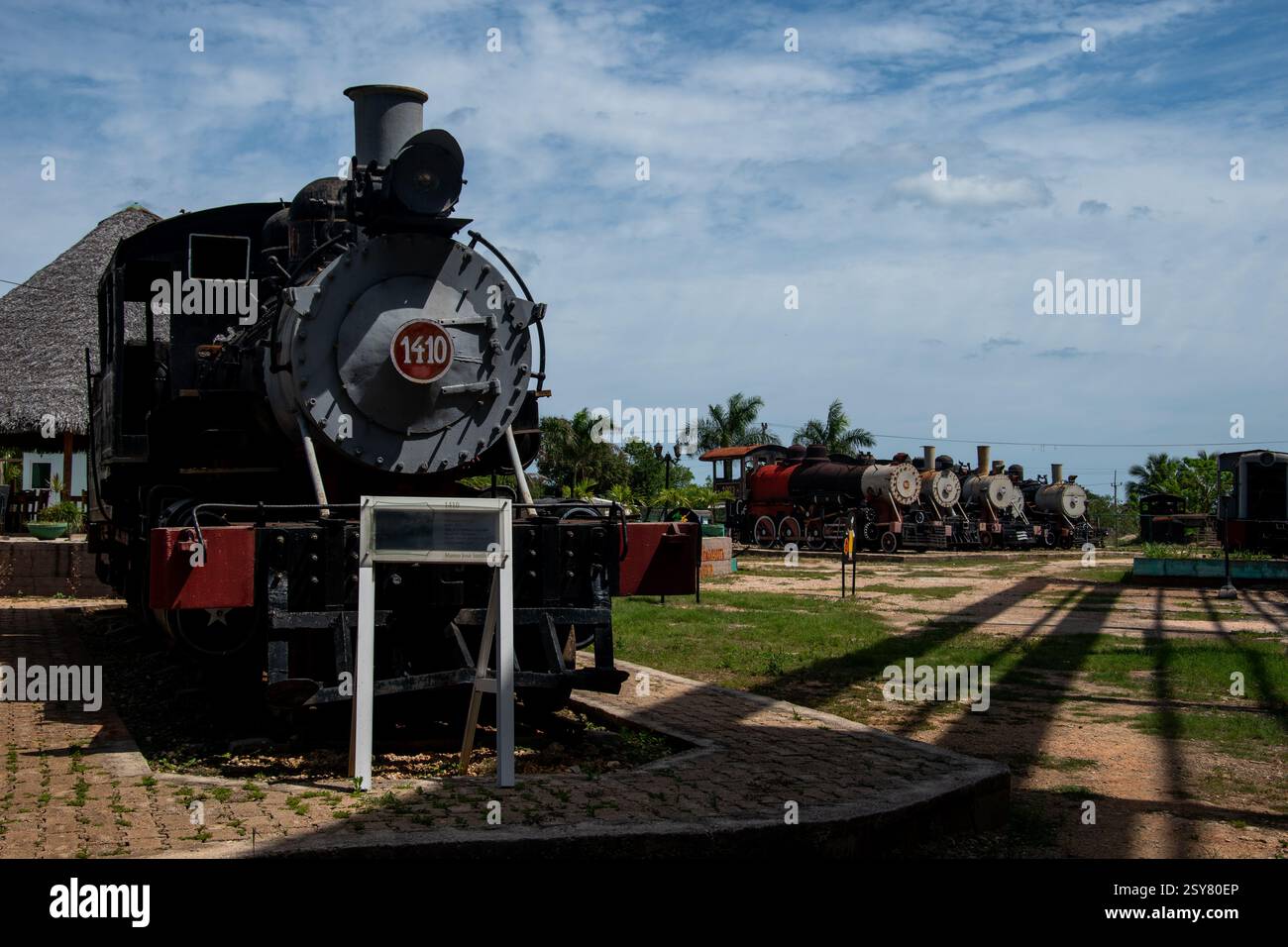 Old vintage steam engine locomotives that were used on sugar ...
