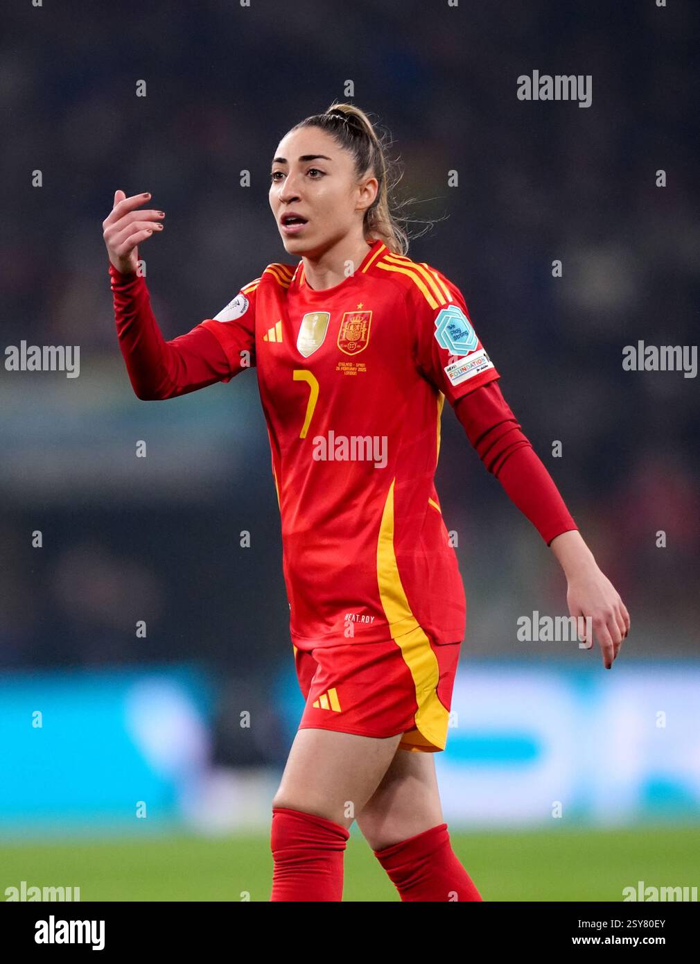 Spain’s Olga Carmona during the UEFA Women's Nations League, League A ...