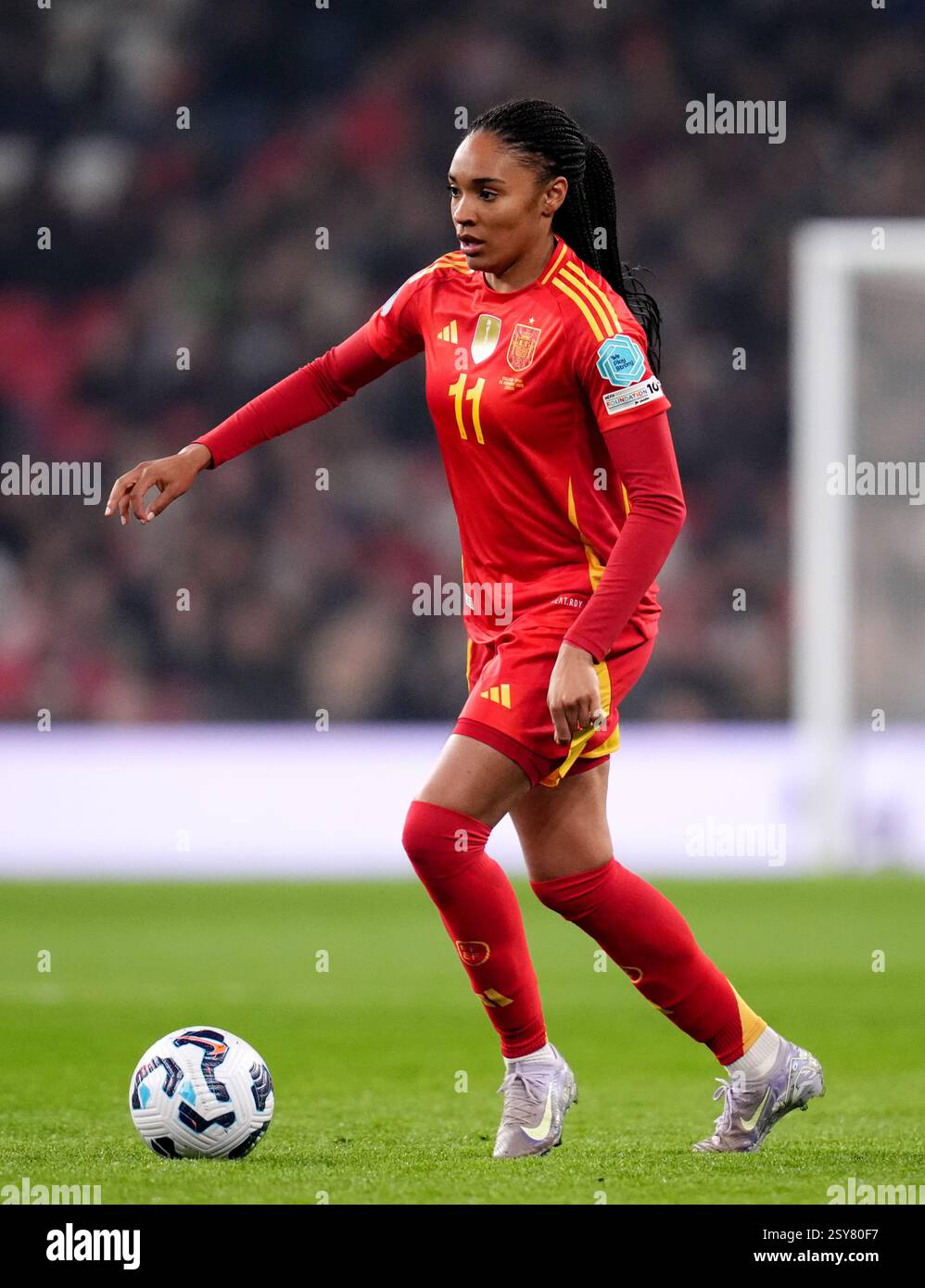 Spain’s Salma Paralluelo during the UEFA Women's Nations League, League ...
