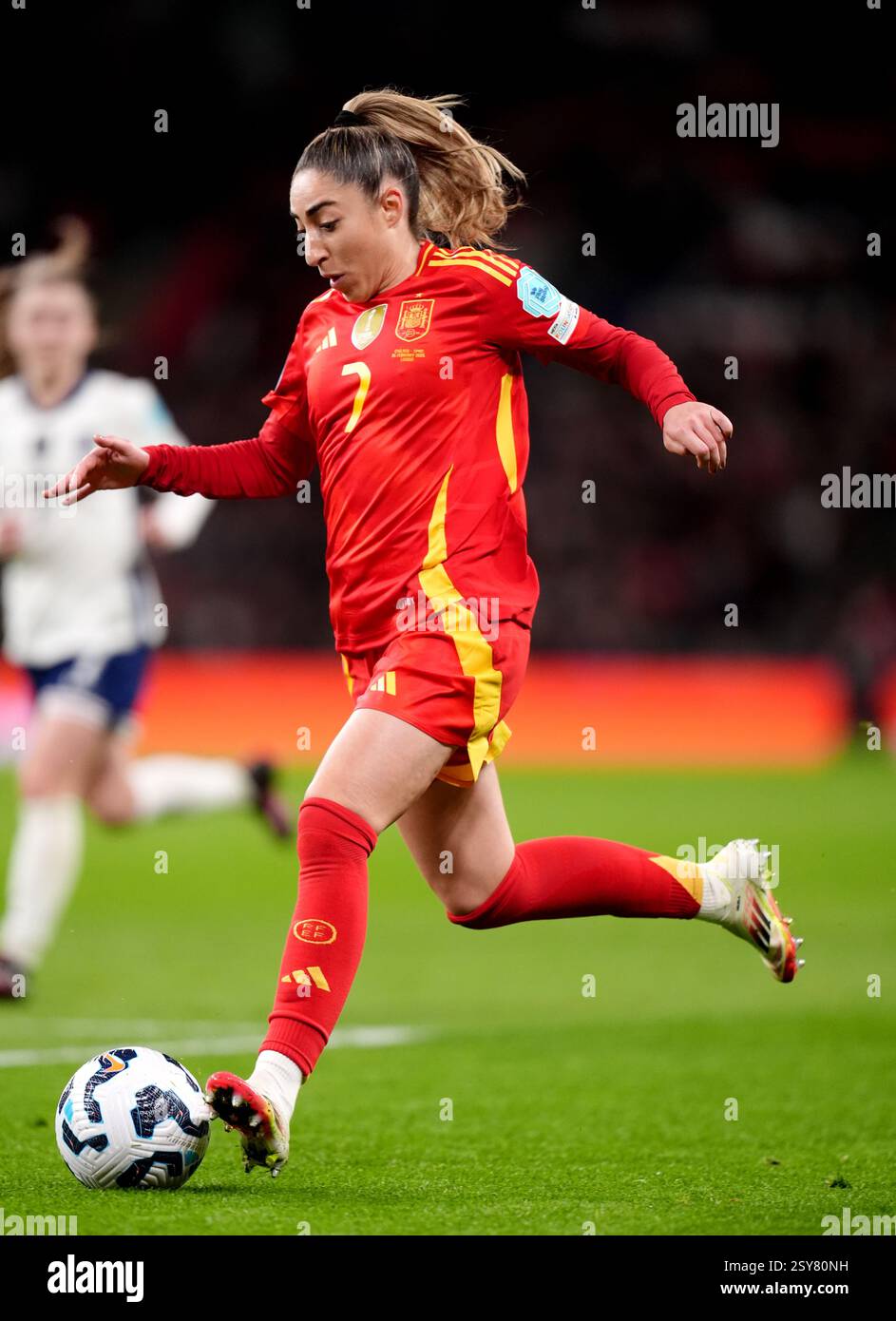 Spain’s Olga Carmona during the UEFA Women's Nations League, League A ...
