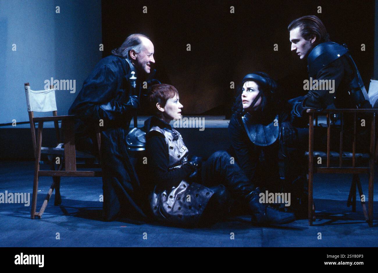 l-r: Paul Webster (Duke of Albany), Estelle Kohler (Goneril), Sally ...