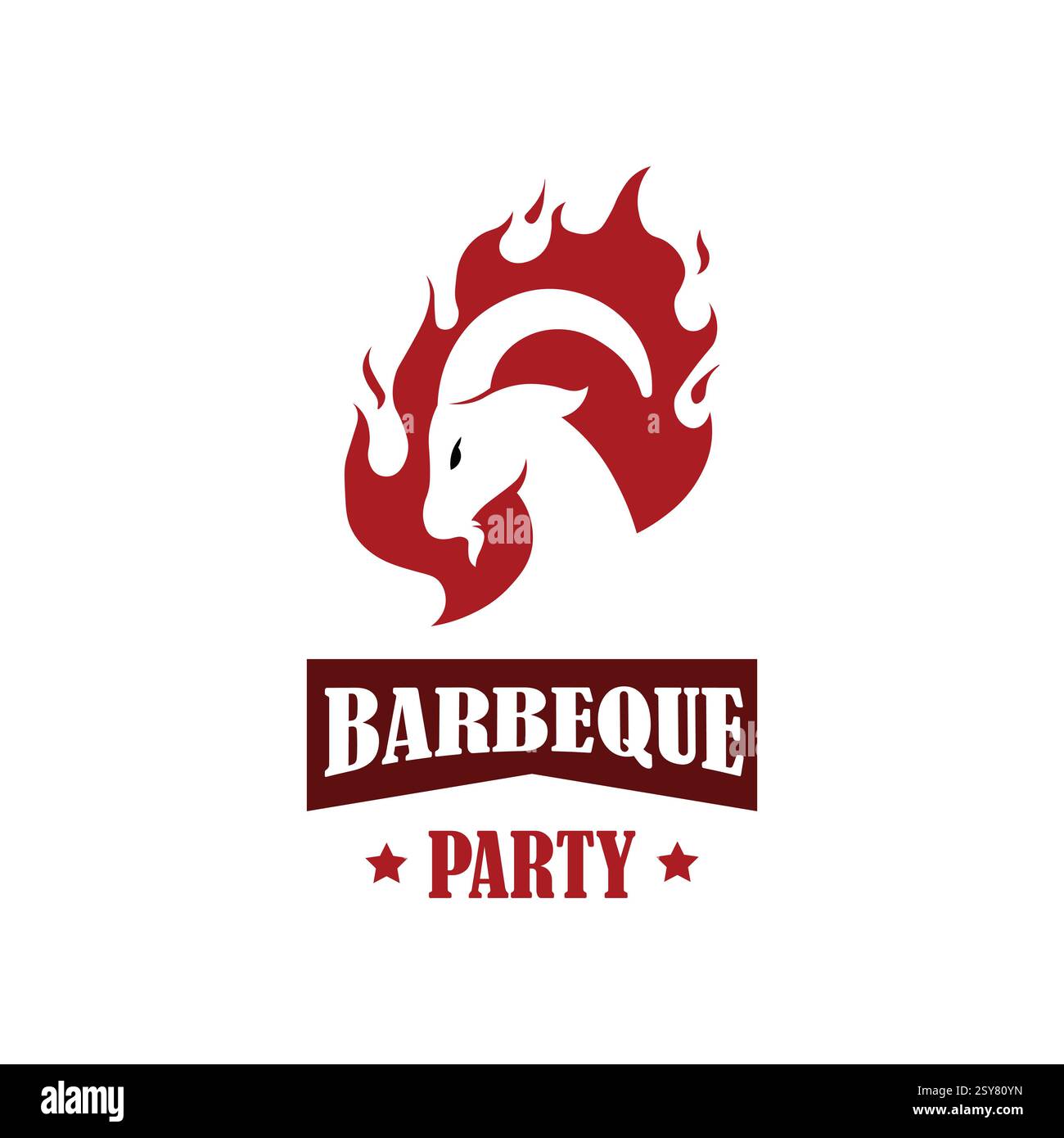 Classic BBQ Grill Logo: Ideal for Steakhouses, Meat Restaurants, and ...