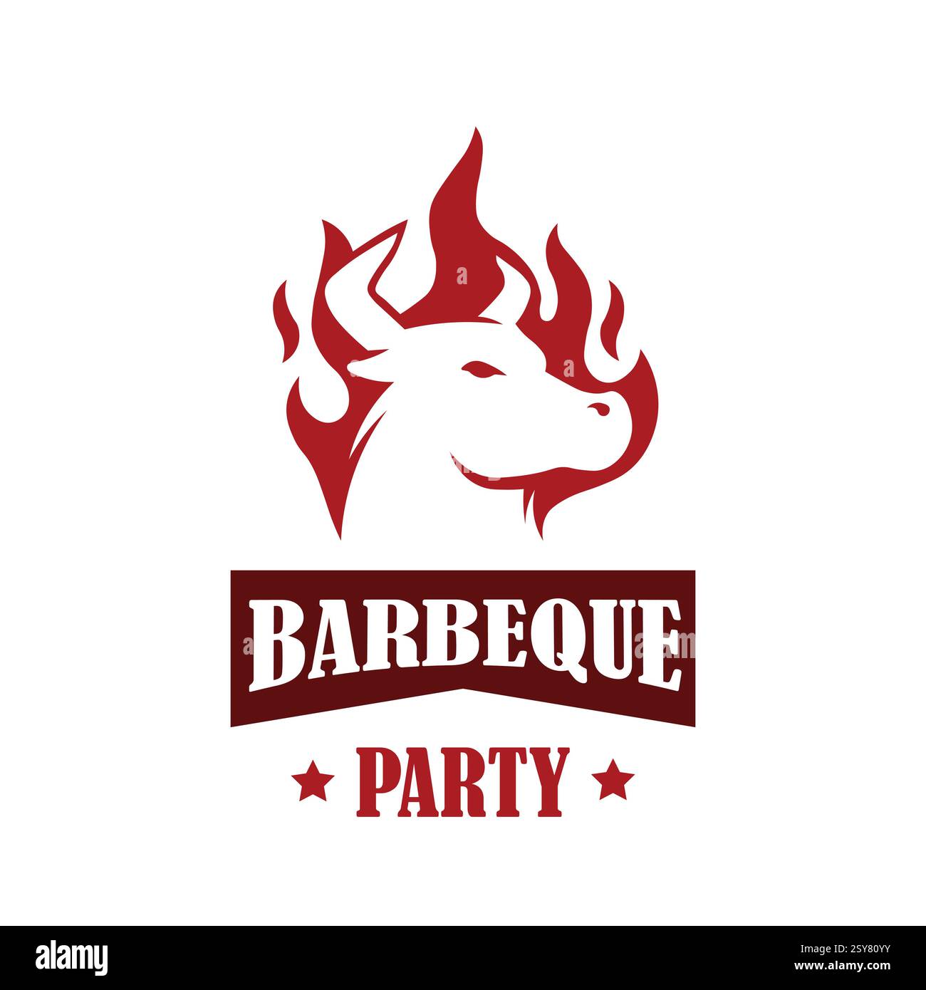 Classic BBQ Grill Logo: Ideal for Steakhouses, Meat Restaurants, and ...