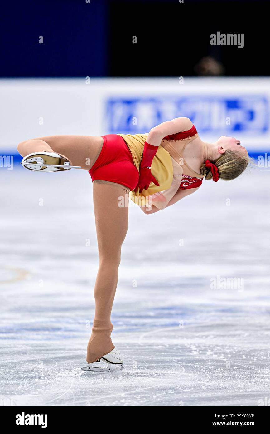 Jana HORCICKOVA (CZE), during Junior Women Short Program, at the ISU ...
