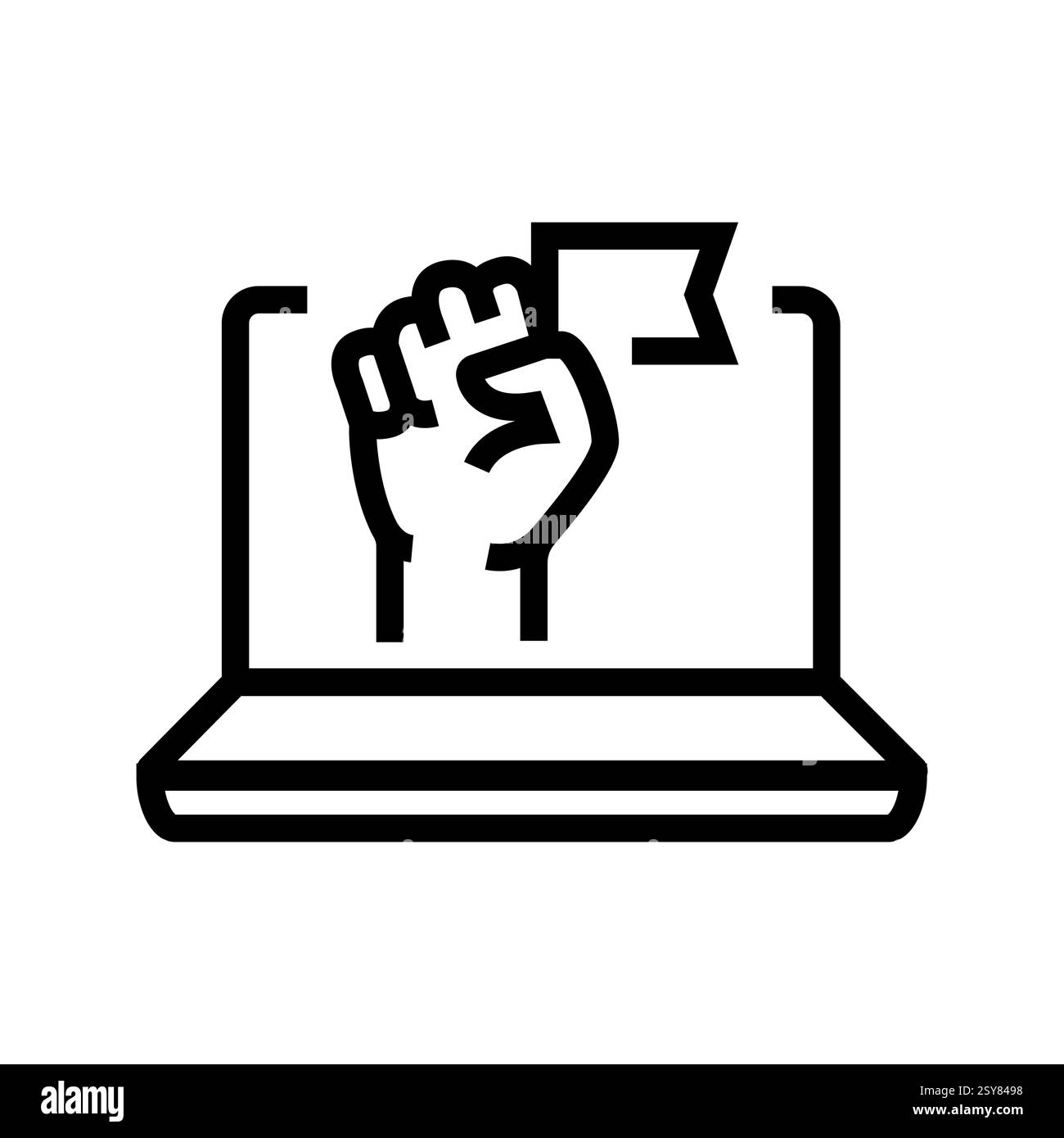 Innovation and the digital economy Black and White Stock Photos ...