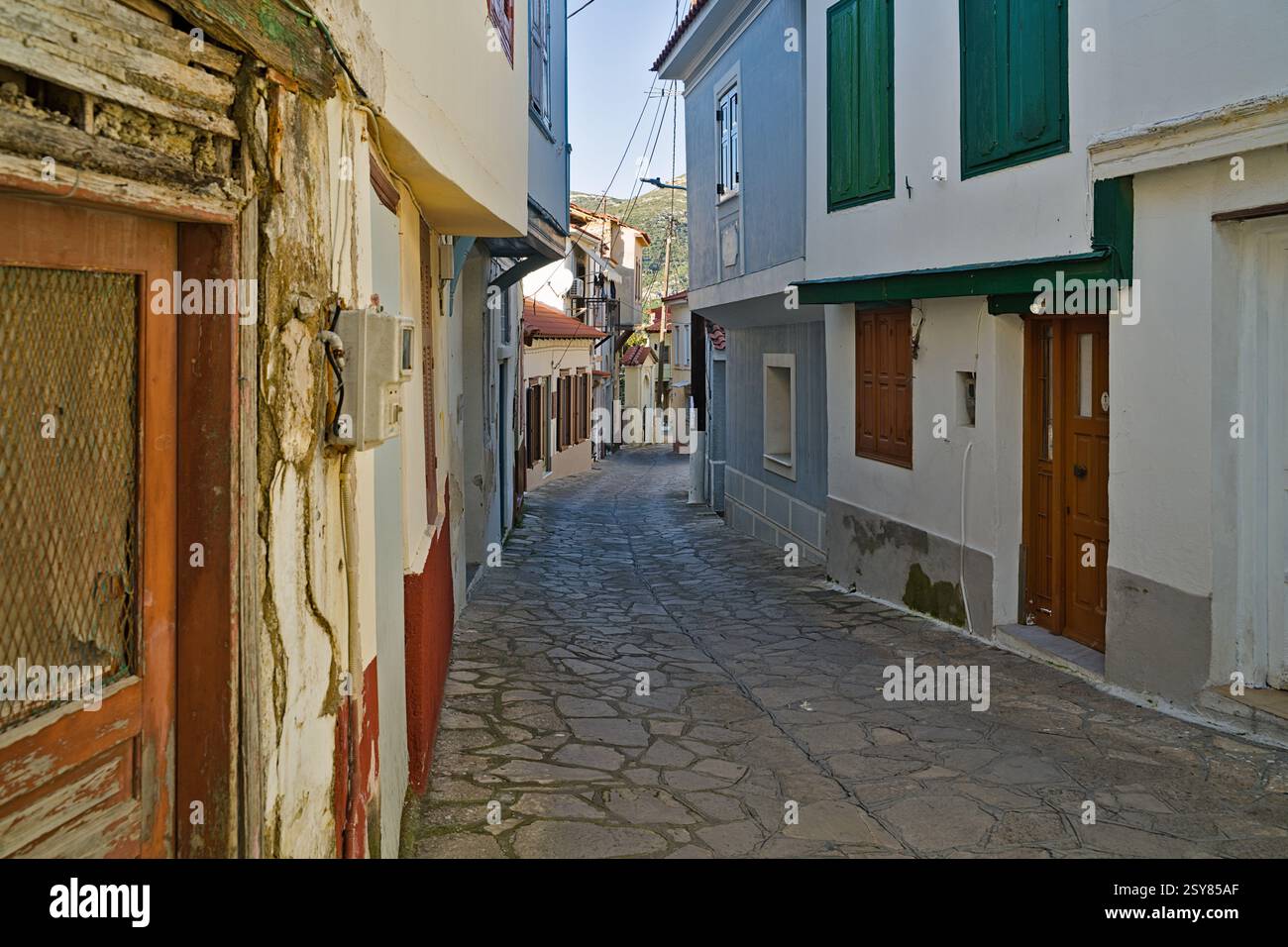 Vathy ithaca street hi-res stock photography and images - Alamy