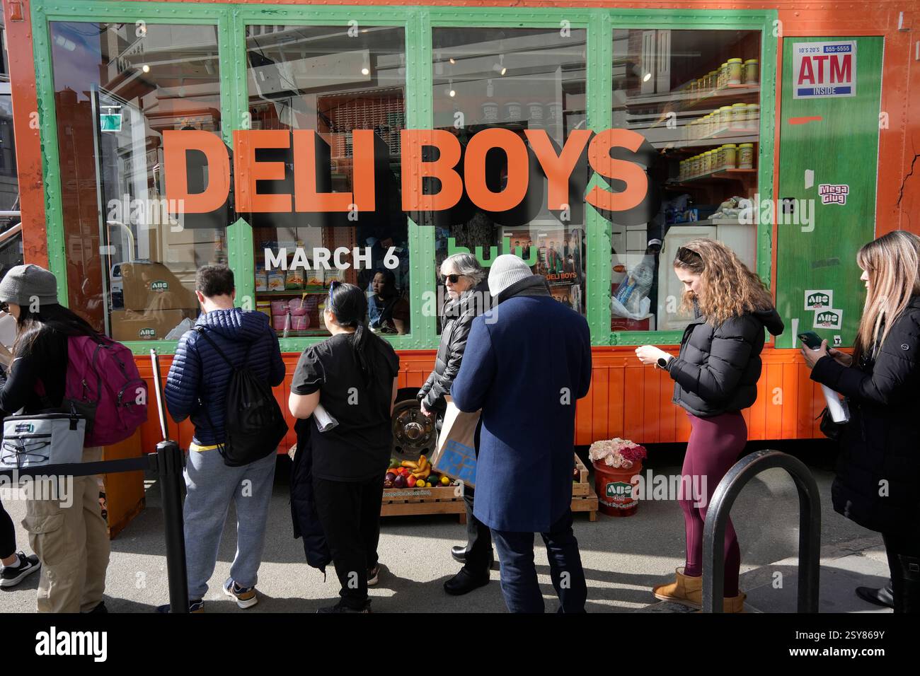 Brand activation for the upcoming season of HuluÕs Deli Boys series in ...