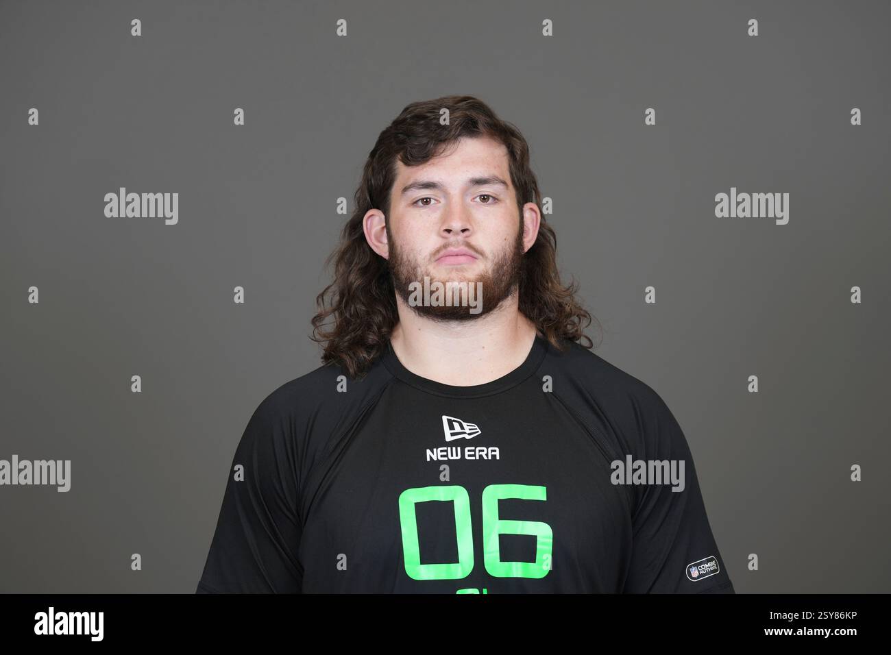 Iowa offensive lineman Connor Colby (OL06) poses for a portrait at the ...