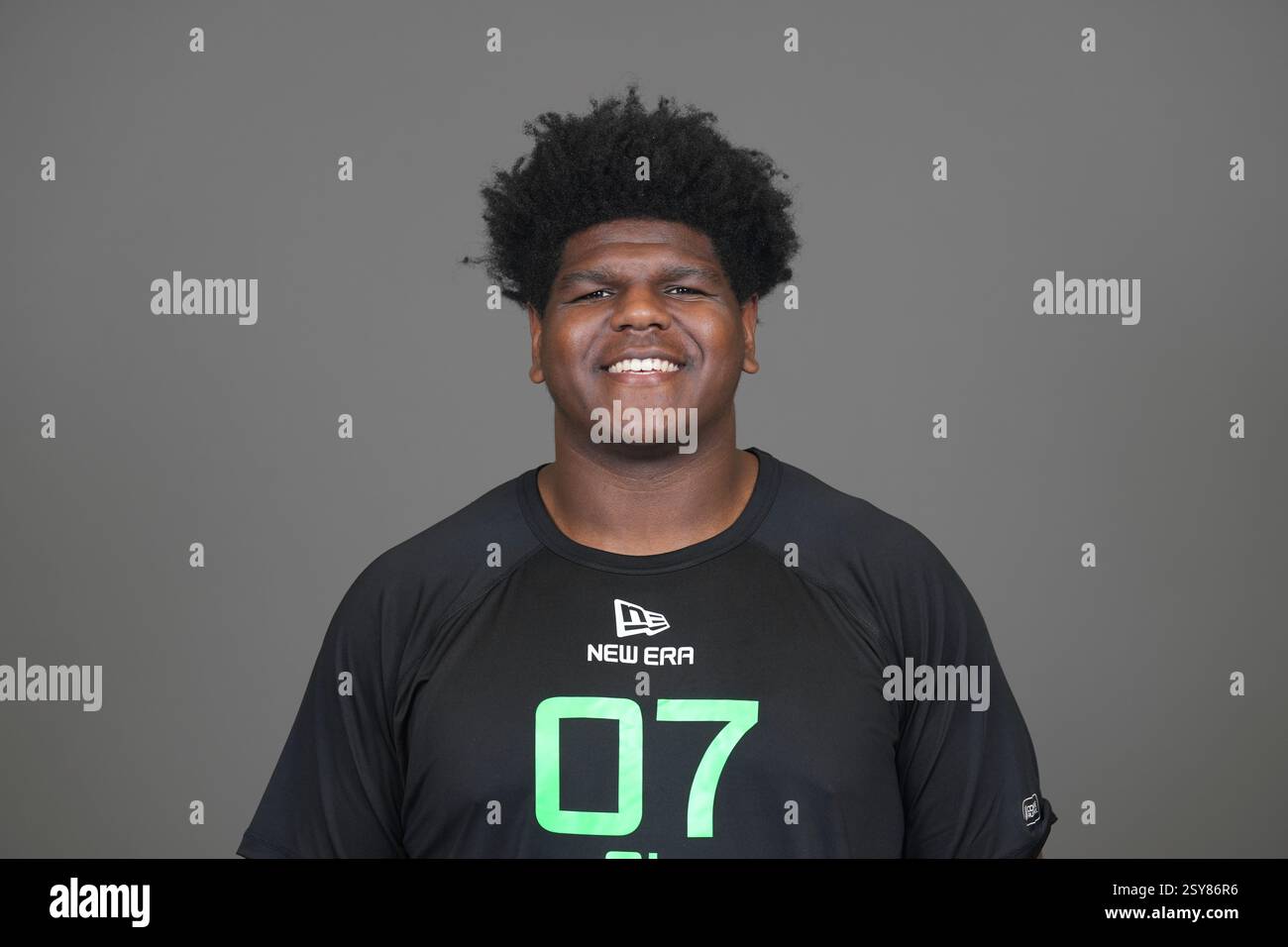 Oregon offensive lineman Josh Conerly Jr. (OL07) poses for a portrait ...