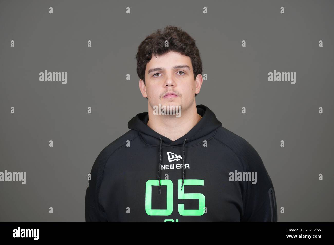 LSU offensive lineman Will Campbell (OL05) poses for a portrait at the ...