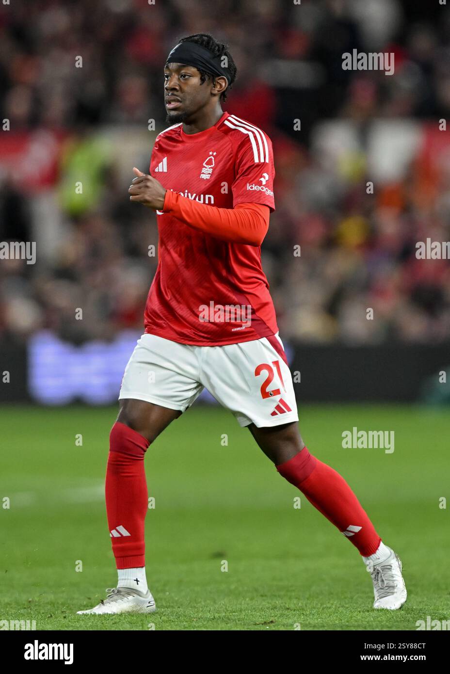 Nottingham, UK. 26th Feb, 2025. Anthony Elanga of Nottingham Forest ...