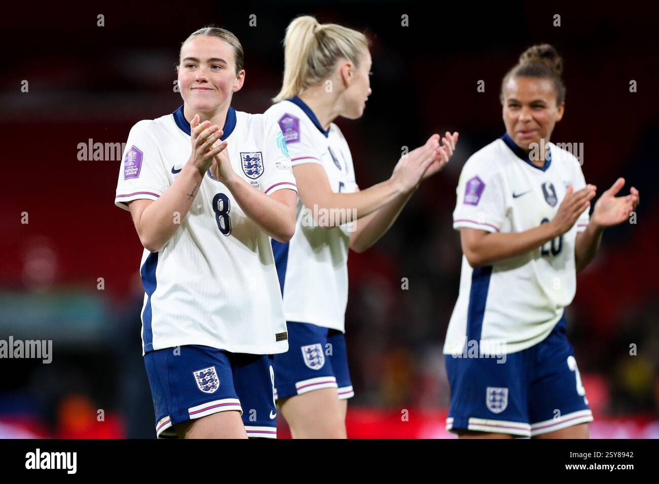 London, UK. 26th February, 2025. Grace Clinton during the UEFA Nations ...