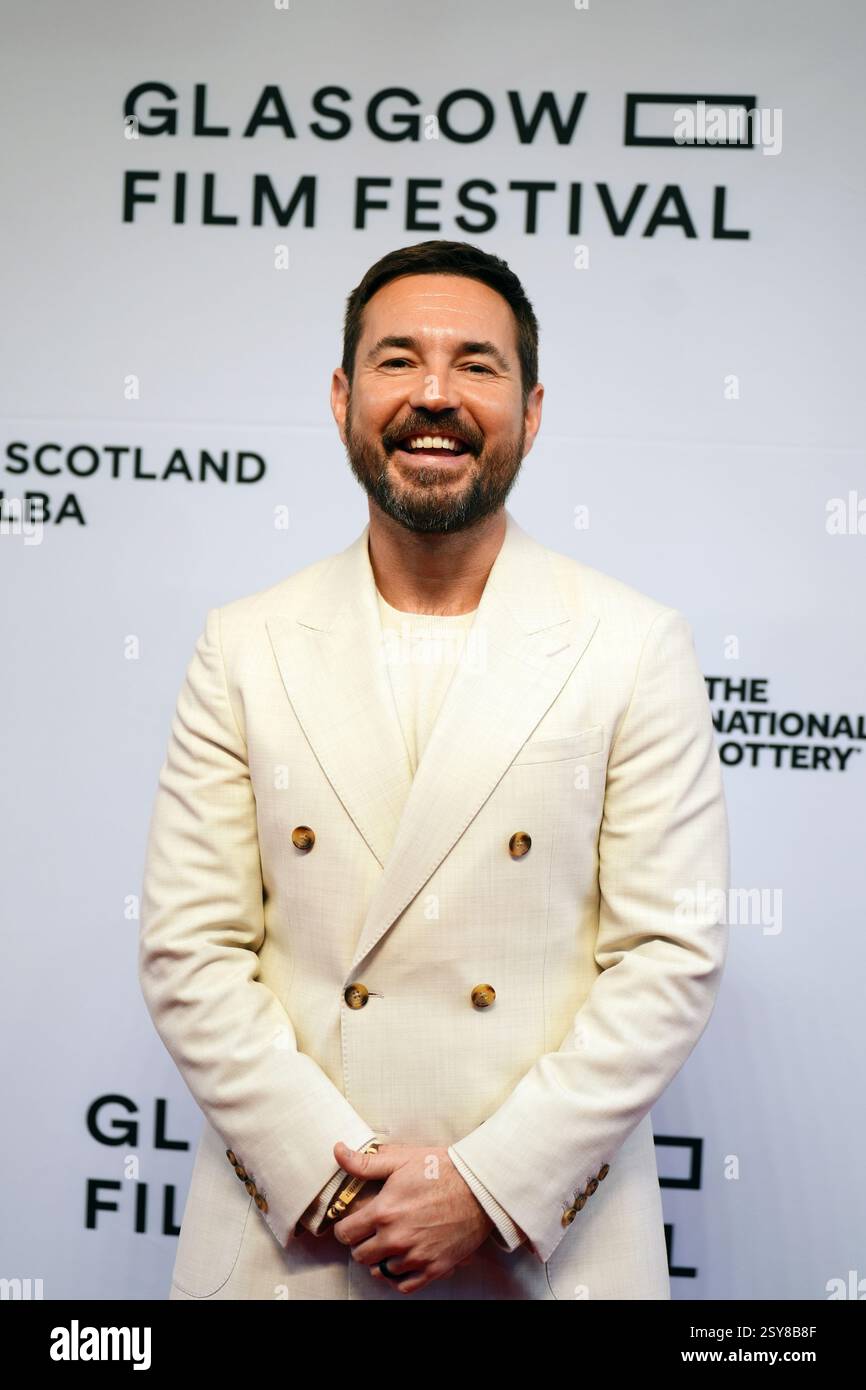 Martin Compston arrives for a screening of Fear, during the Glasgow ...
