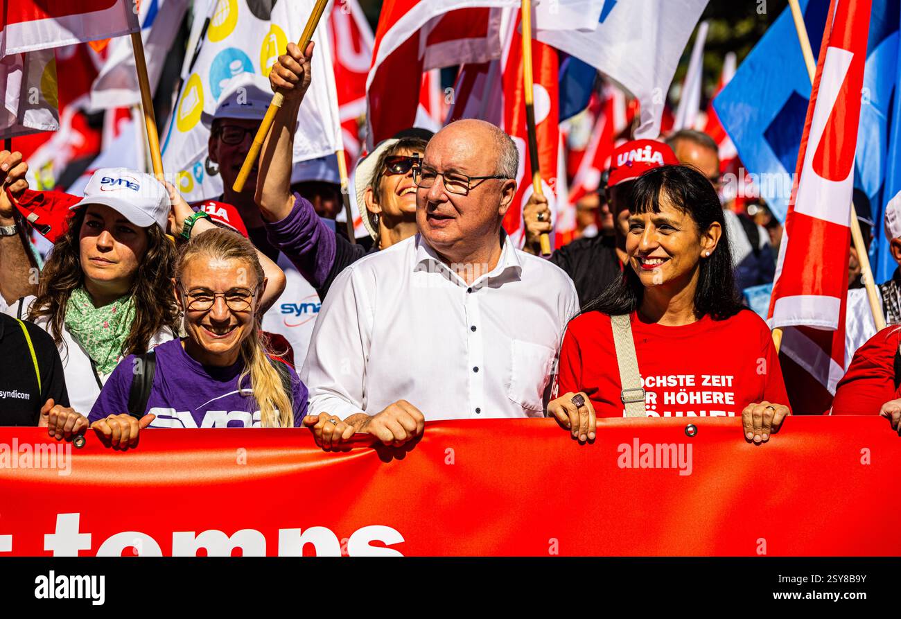 Bern, Switzerland, 21nd Sep 2024: Middle, with white shirt: Pierre-Yves ...