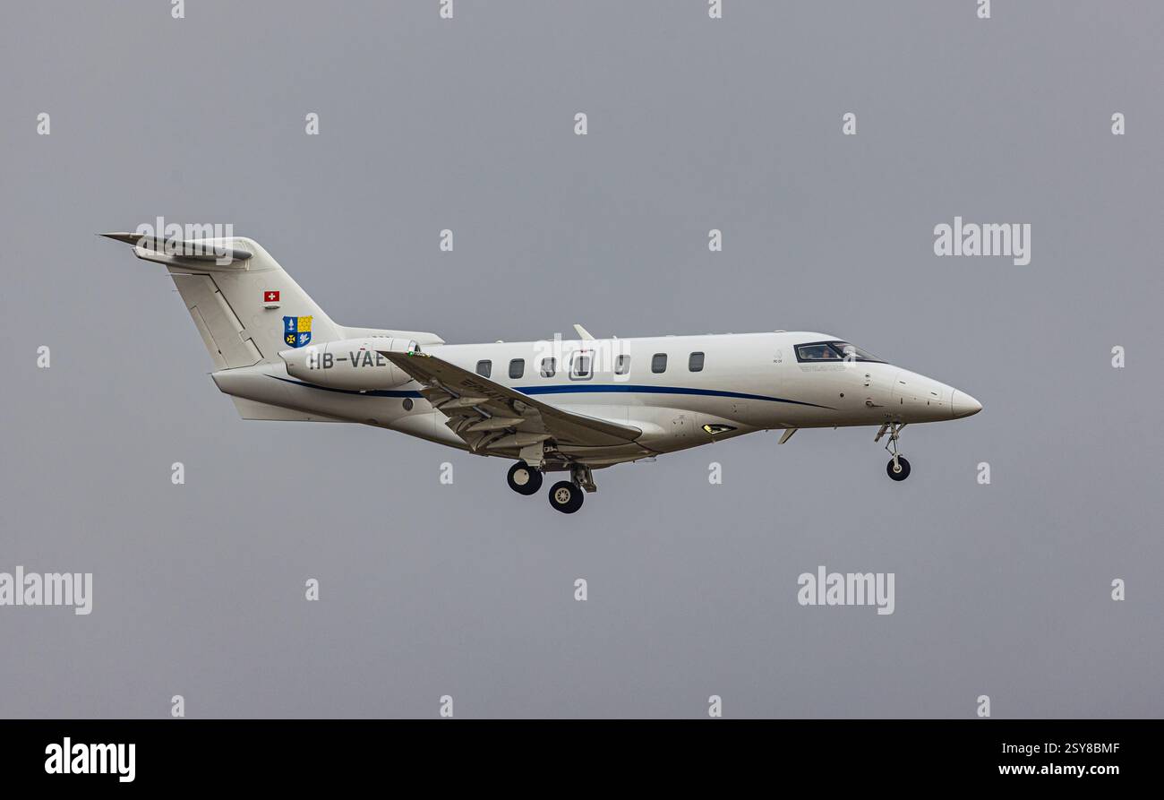 Zurich, Switzerland, 18th Jan 2025: A Pilatus PC-24 from CAT Aviation ...