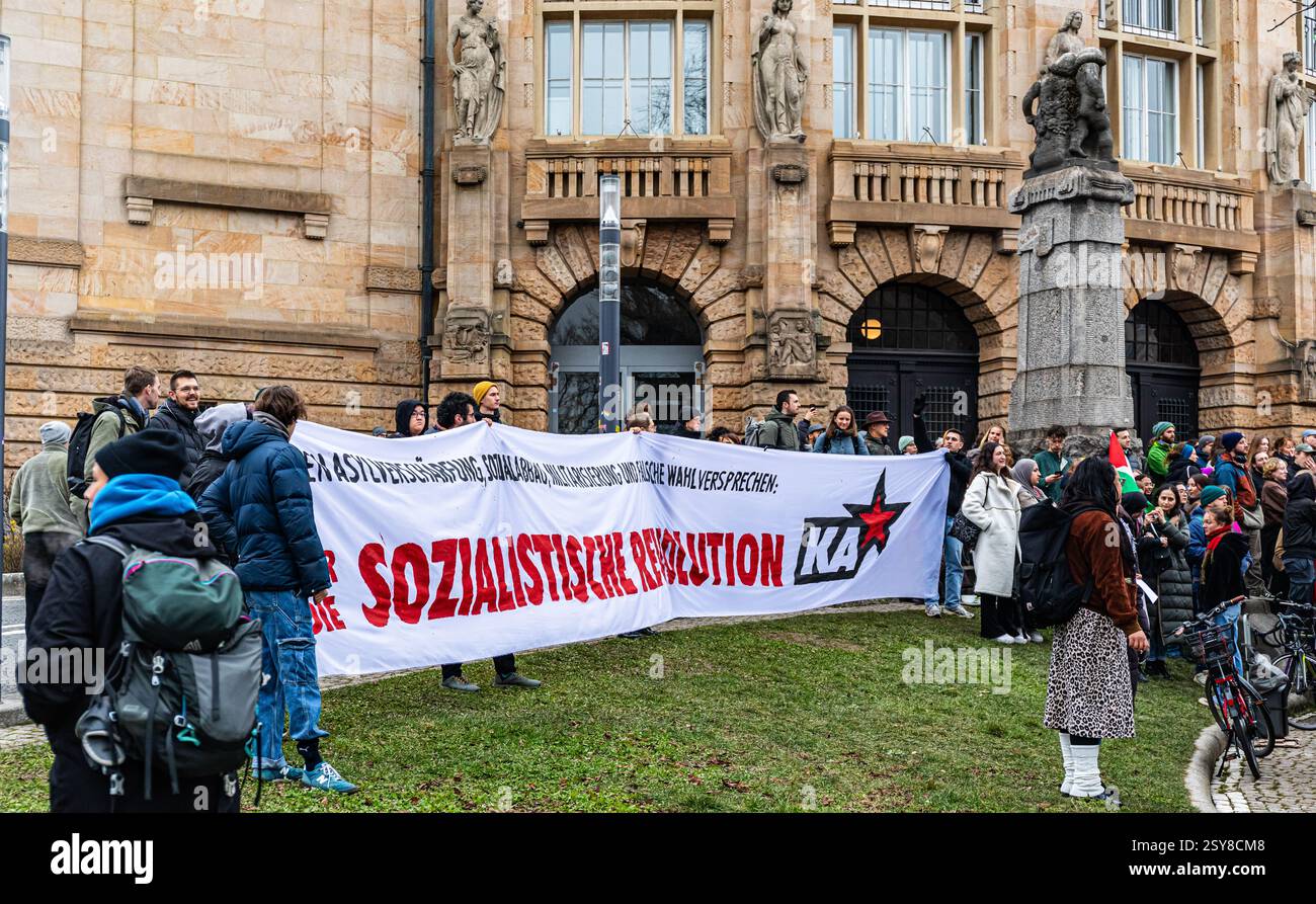 Freiburg im Breisgau, Germany, 3rd Feb 2025: At the election campaign ...