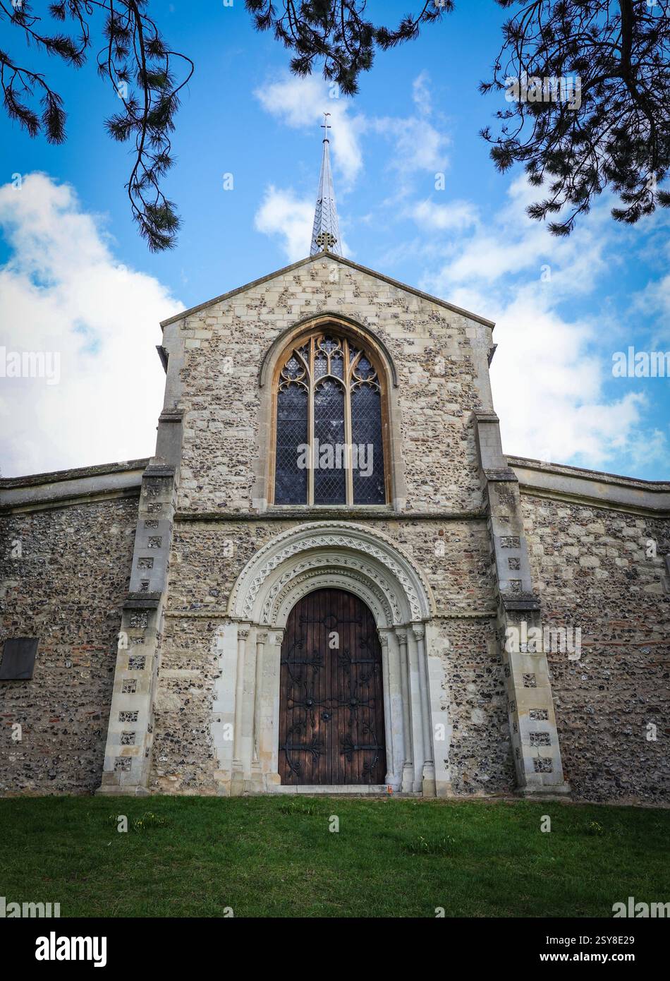 Medieval Norman era St Marys Church Hemel Hempstead Hertfordshire ...