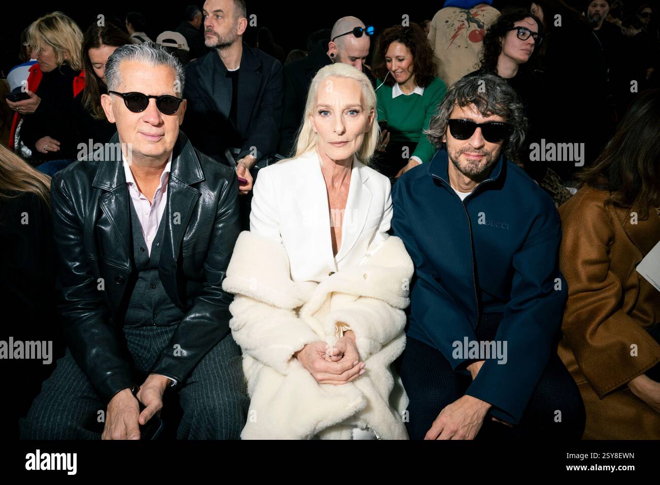 Italy. 27th Feb, 2025. Stefano Tonchi, Elisabetta Dessy, Simone ...