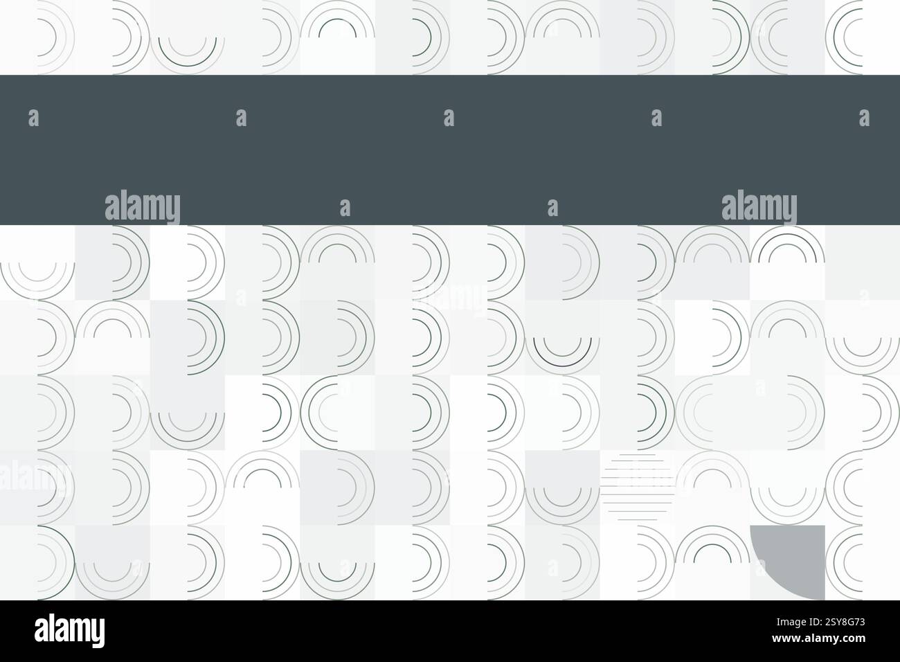 Modern Abstract Design Featuring Green Arcs and Geometric Shapes on a ...