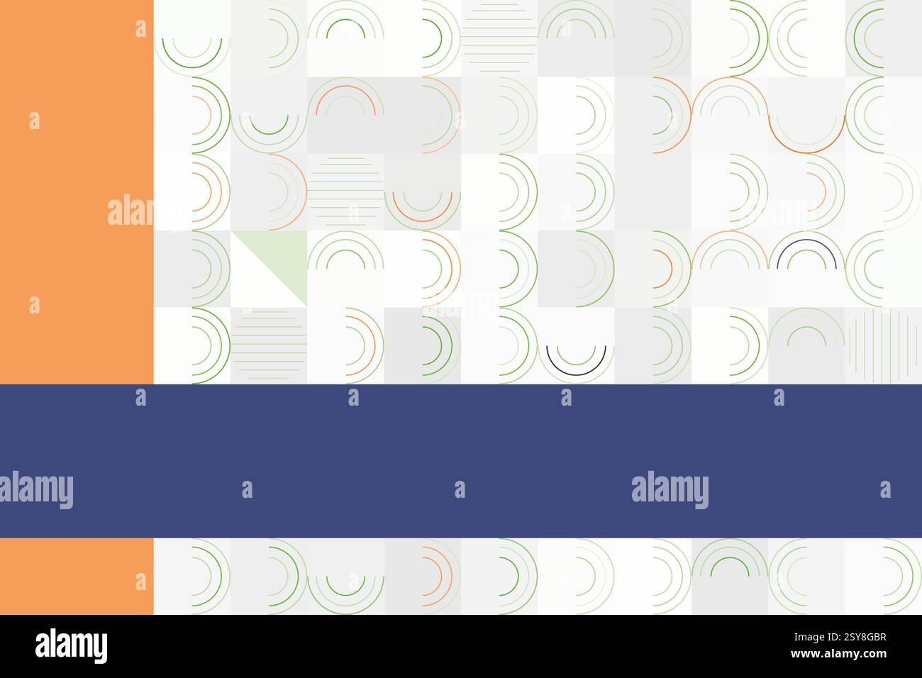 Vibrant Abstract Design Featuring Orange and Navy Blue Accents with ...