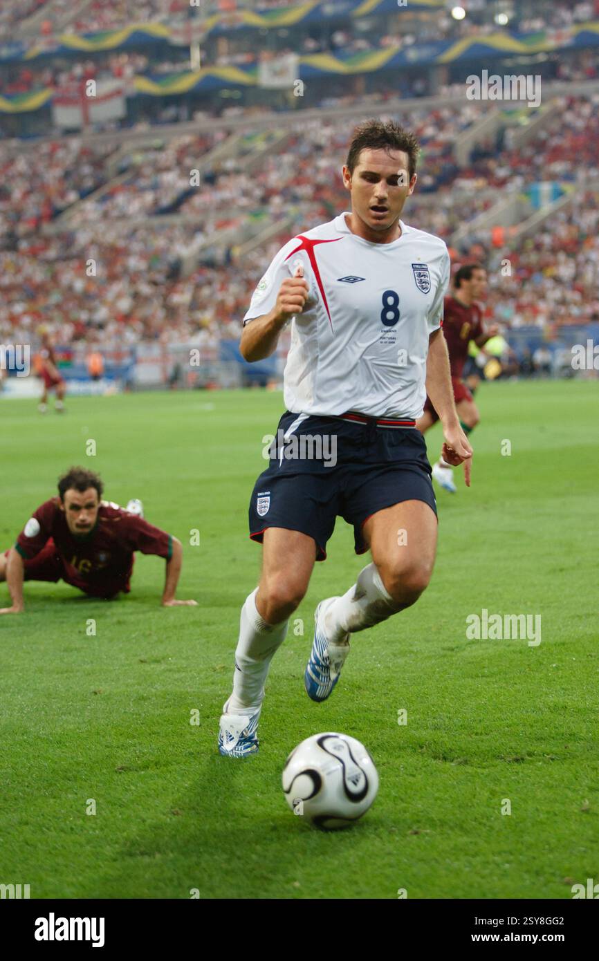 Frank Lampard of England runs to the ball during a FIFA World Cup ...