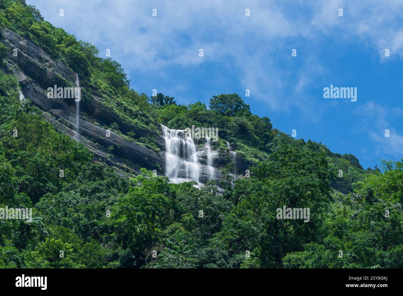 Cherrapunji, Meghalaya-India :The Kynrem Falls is located 12 Kilometer ...