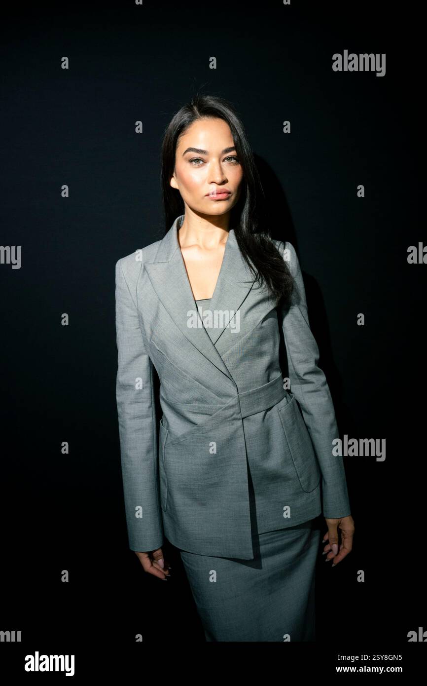 Shanina Shaik Milano Fashion Week - Women F/W 25-26 Max Mara fashion show Front Row Milan, Italy ...