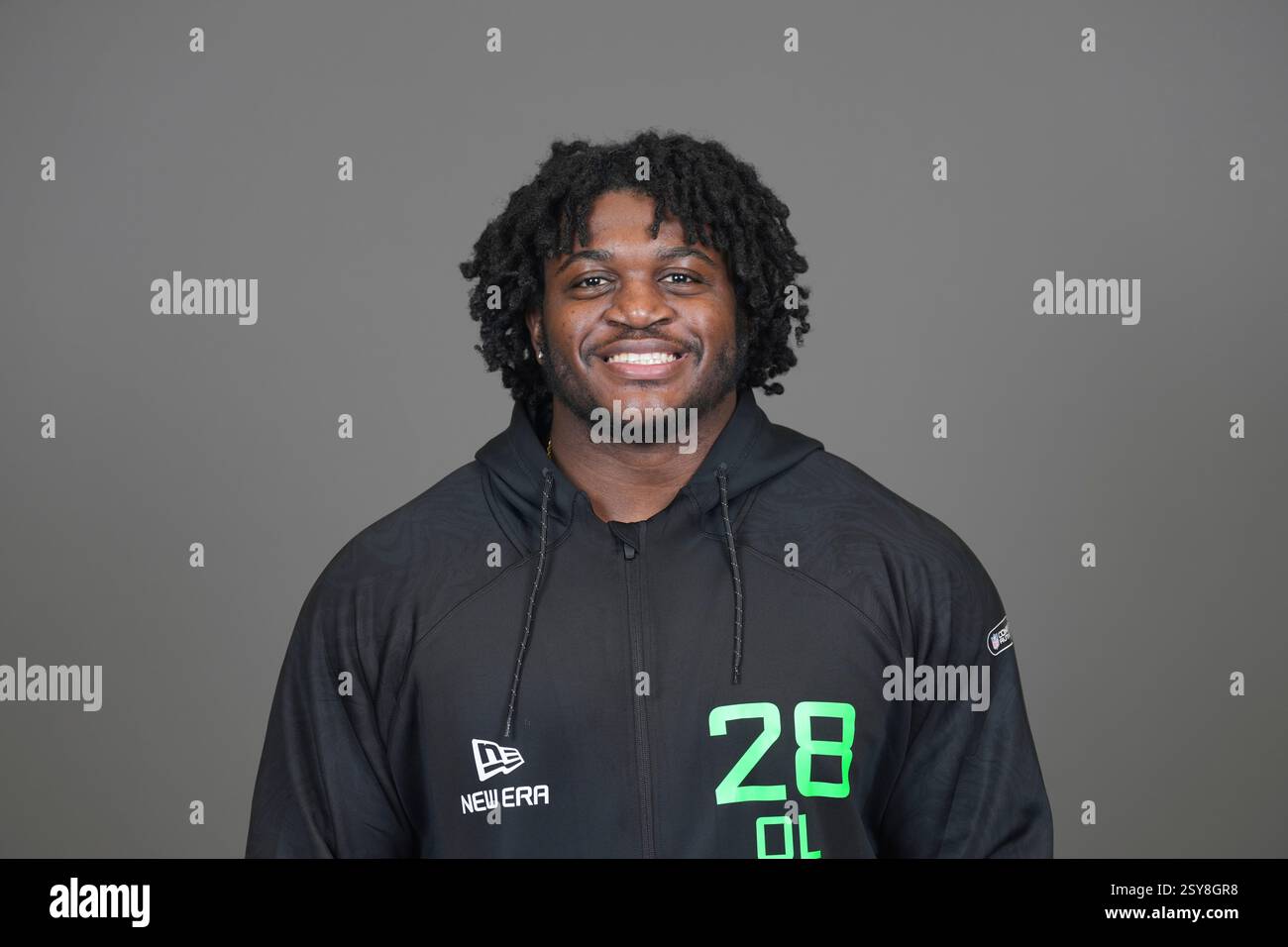 Missouri offensive lineman Armand Membou (OL28) poses for a portrait at ...