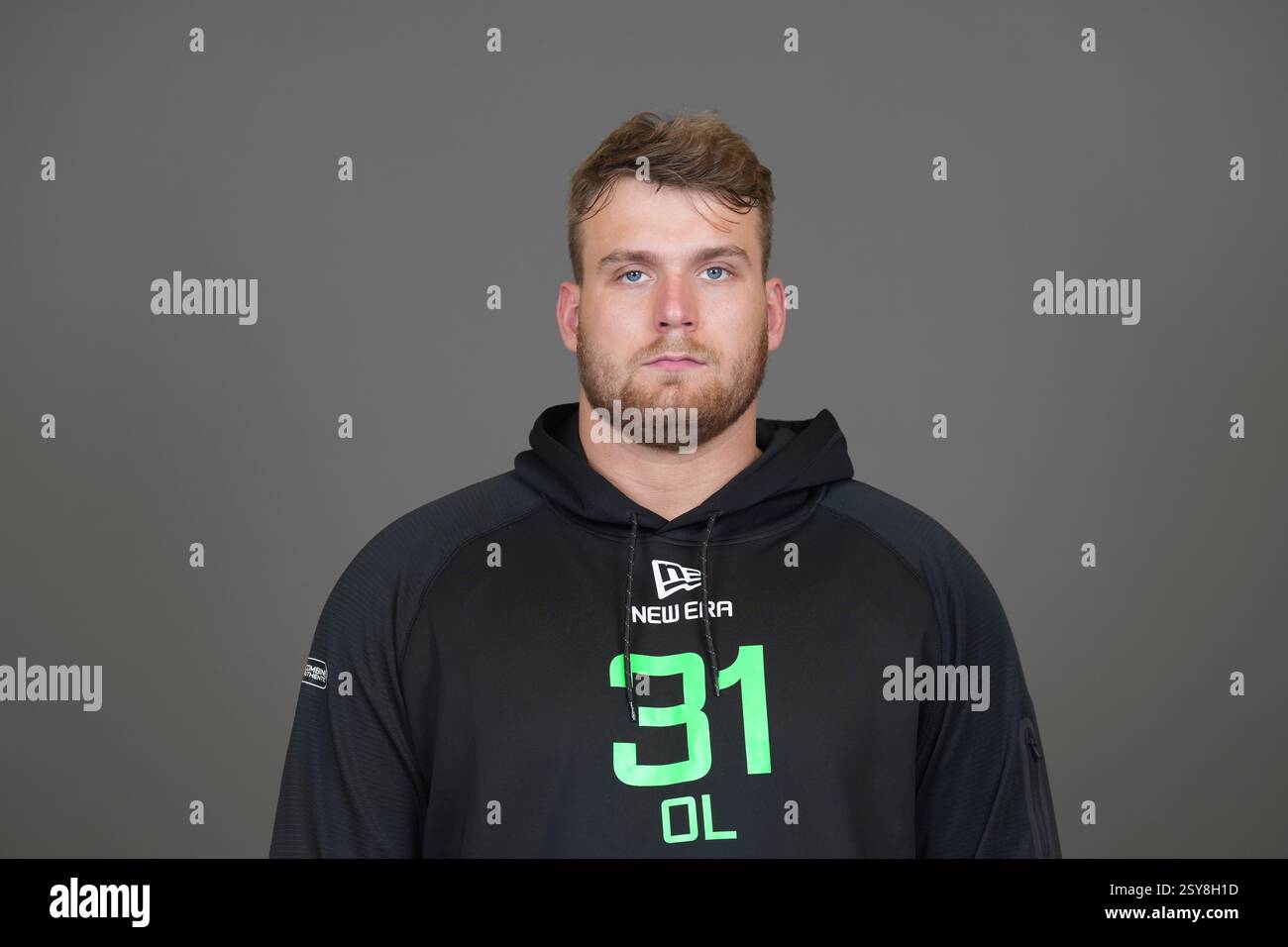 Wisconsin offensive lineman Jack Nelson (OL31) poses for a portrait at ...