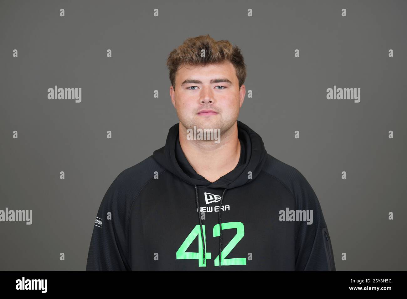 Boston College offensive lineman Ozzy Trapilo (OL42) poses for a ...