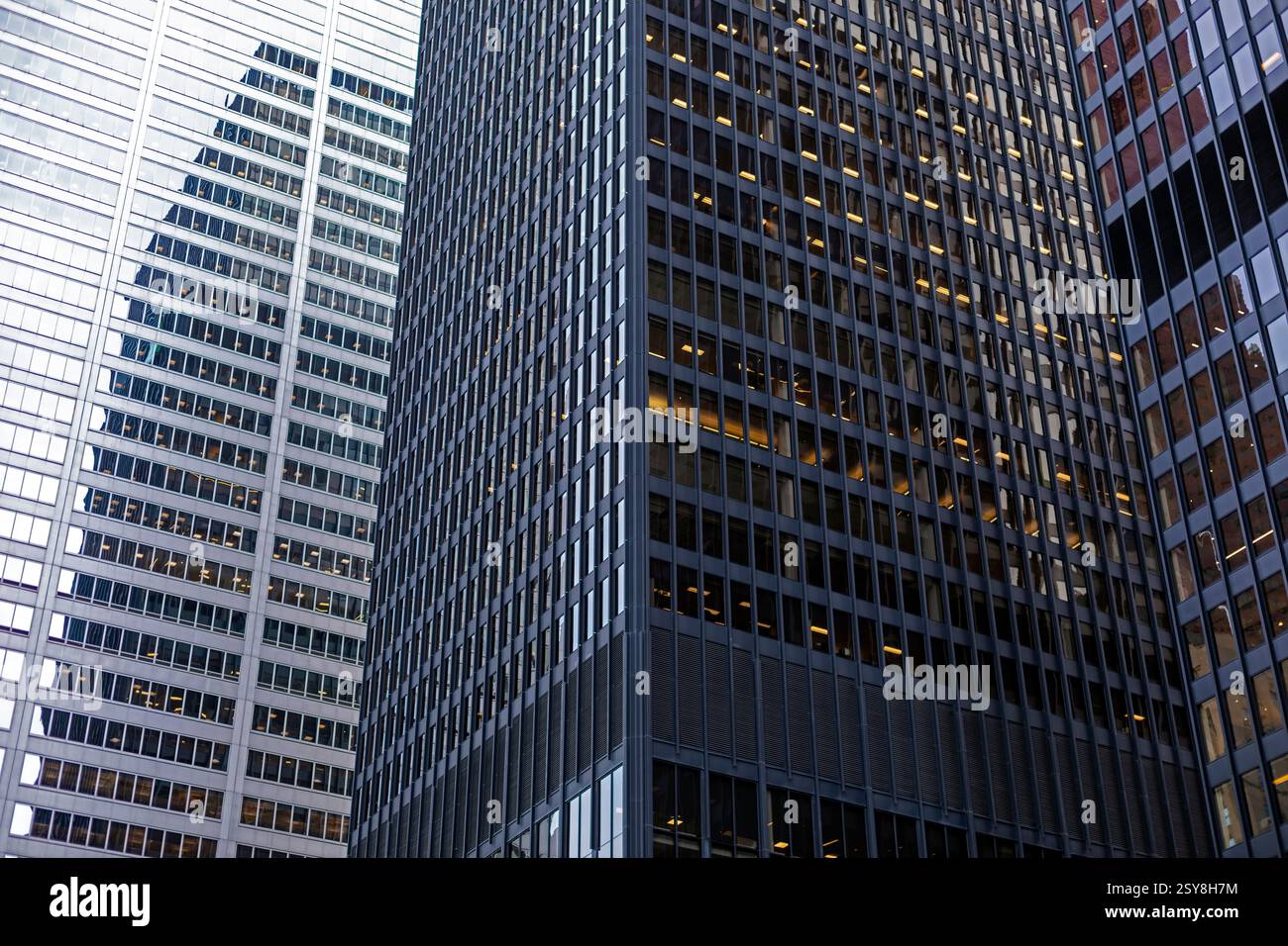 Canada, Ontario, Toronto, TD bank building in the financial district ...