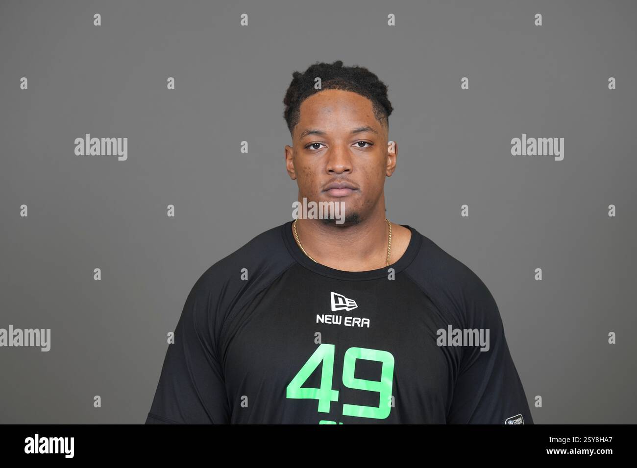 Georgia offensive lineman Jared Wilson (OL49) poses for a portrait at ...