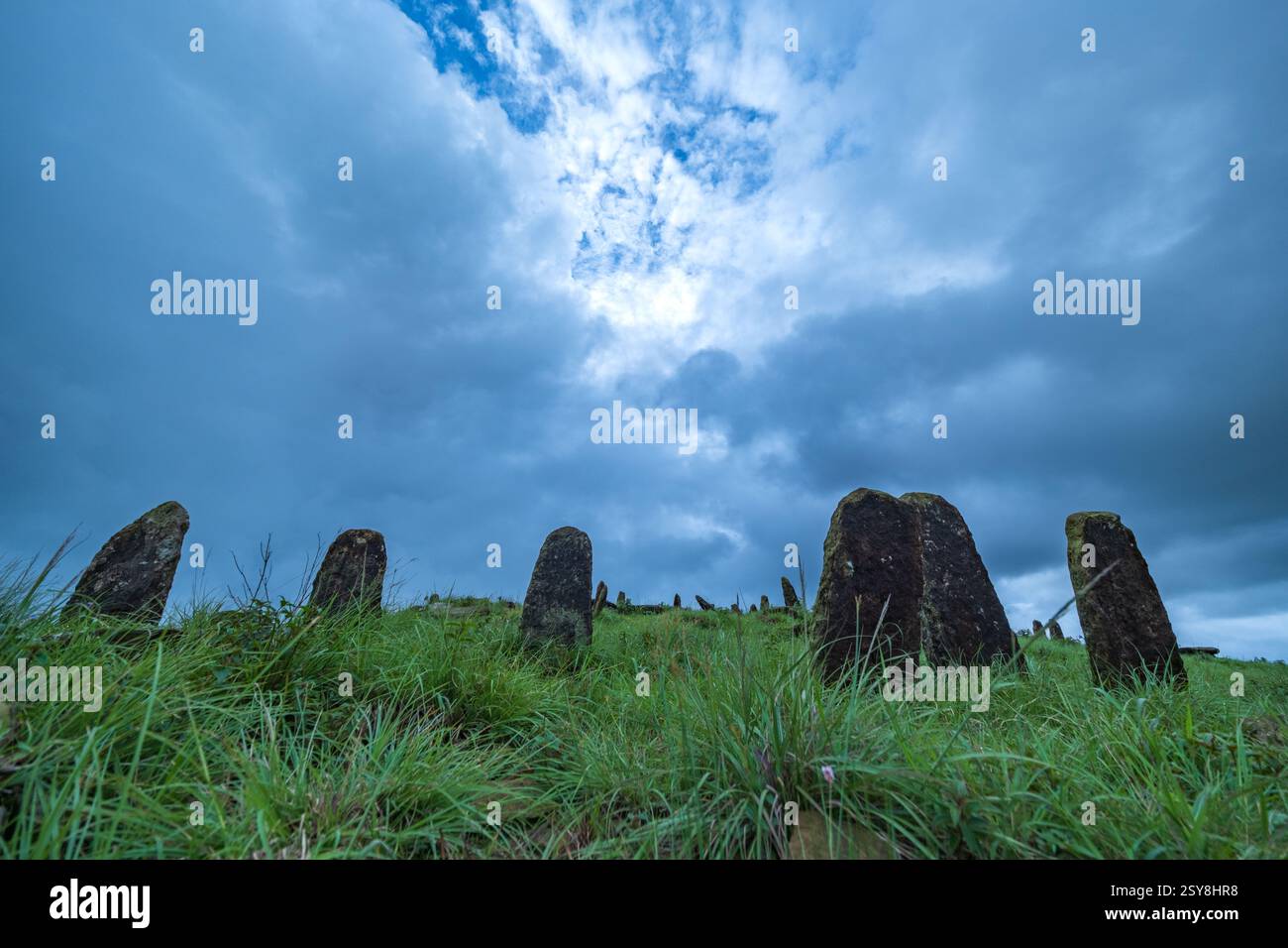 Meghalaya, India : Khasi megaliths - memorial stones from india Stock ...