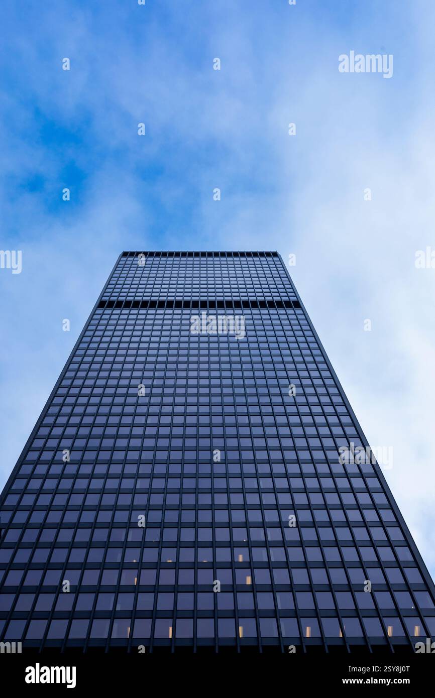 Canada, Ontario, Toronto, TD bank building in the financial district ...