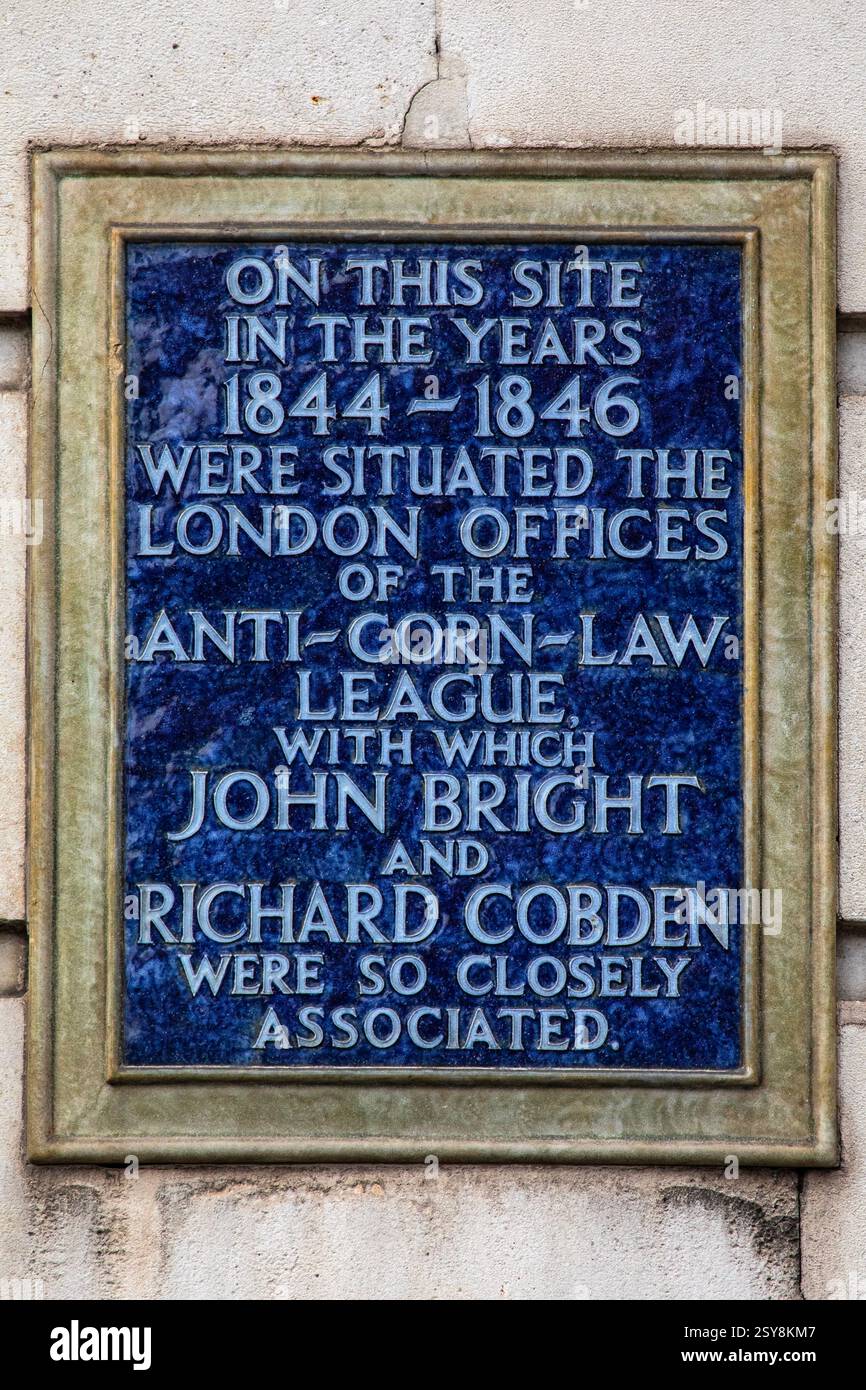 London, UK - March 23rd 2023: A plaque on fleet Street, marking where ...