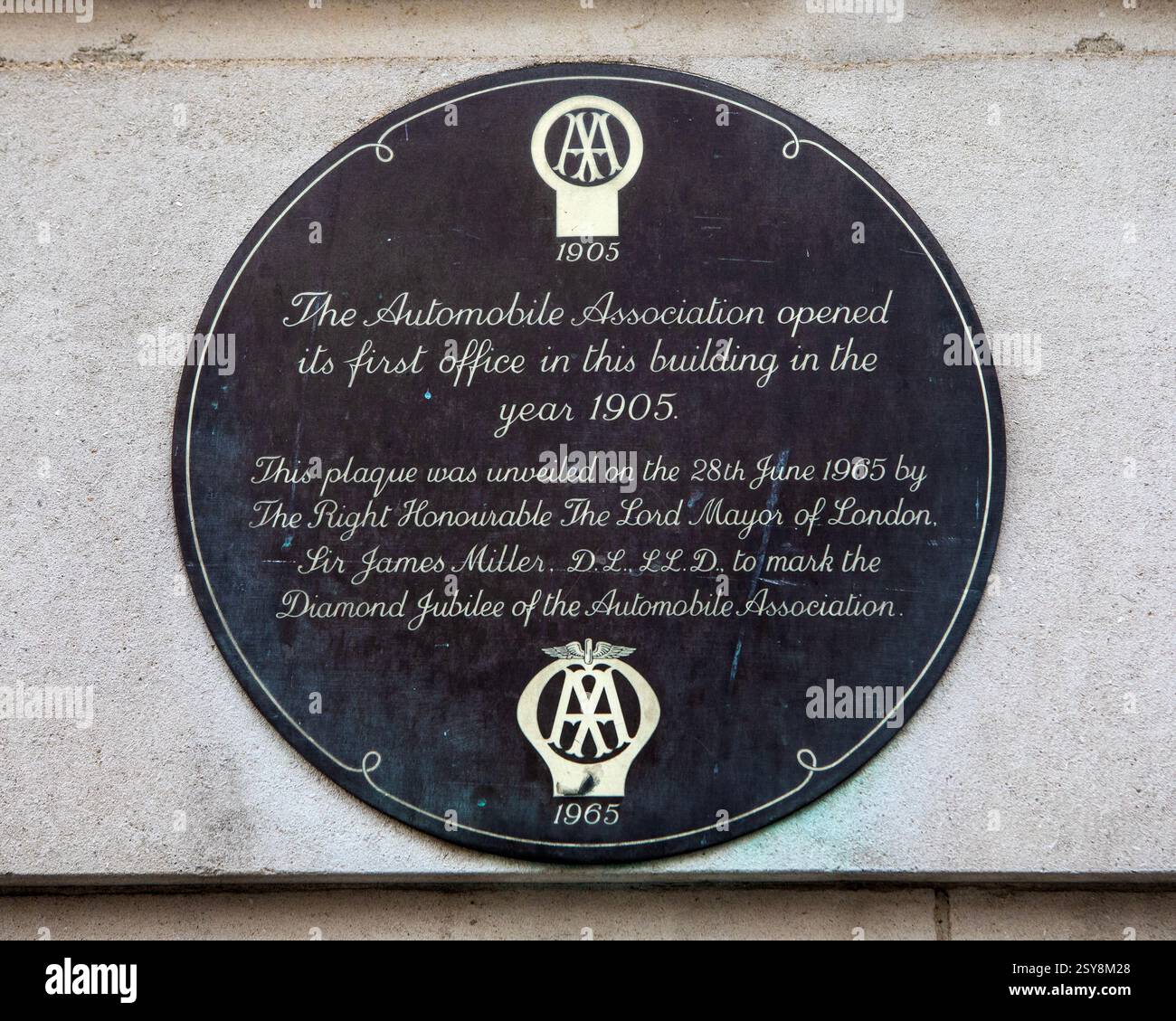 London, UK - March 23rd 2023: A plaque on Fleet Street in London, UK ...