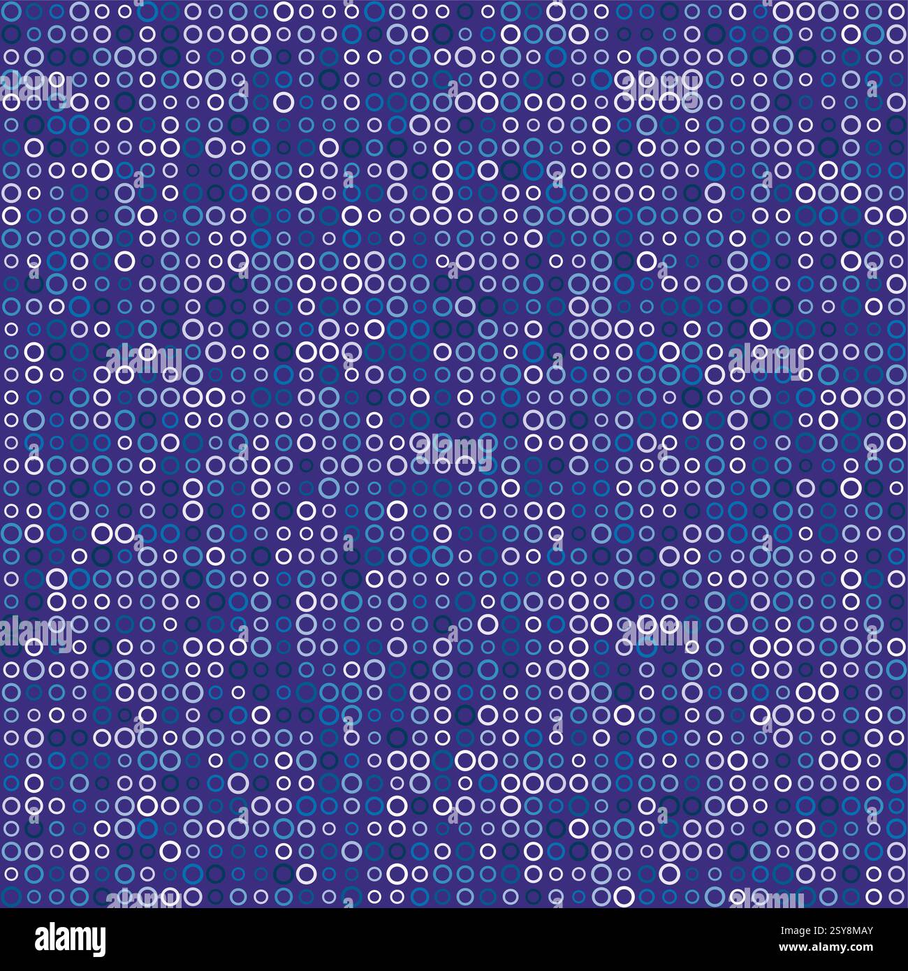 Geometric shapes composition. Rings in multiple colors. Blue, Purple ...