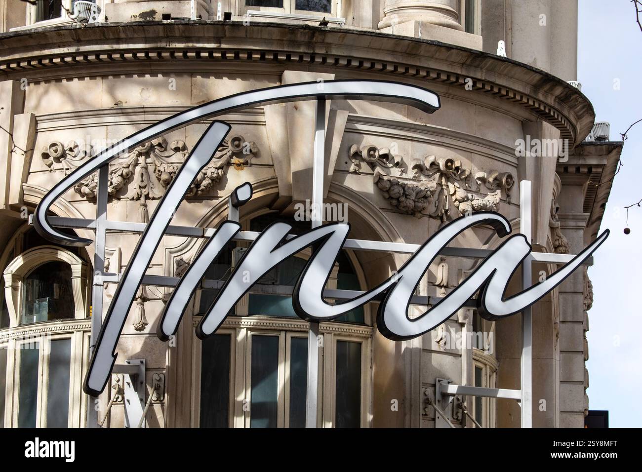 London, UK - March 23rd 2023: Sign promoting Tina - The Tina Turner ...