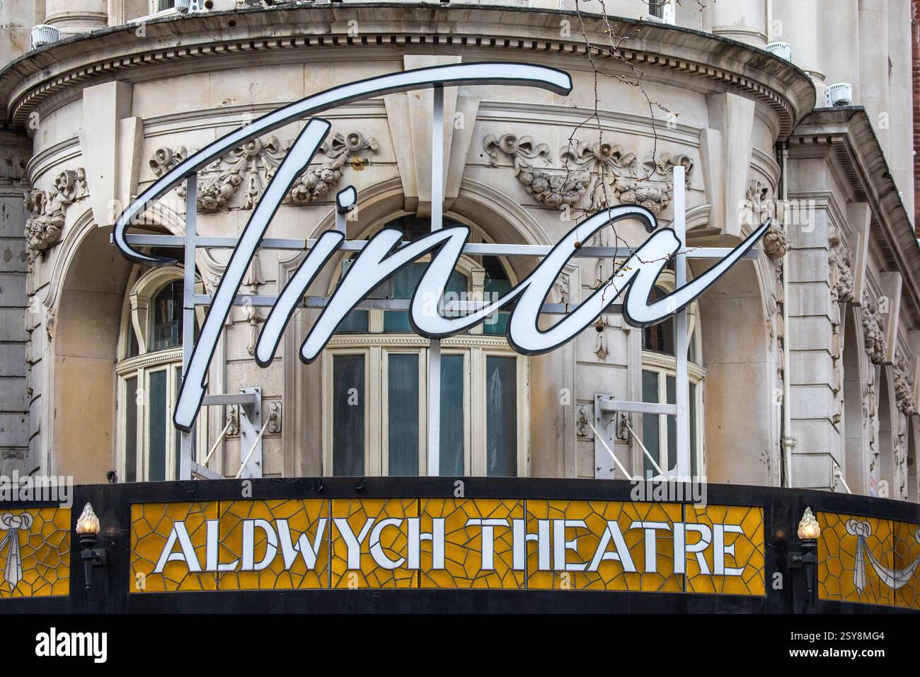 London, UK - March 23rd 2023: Sign promoting Tina - The Tina Turner ...