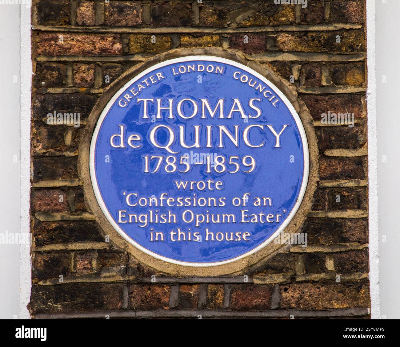 London, UK - March 23rd 2023: Blue plaque on Tavistock Street in London ...