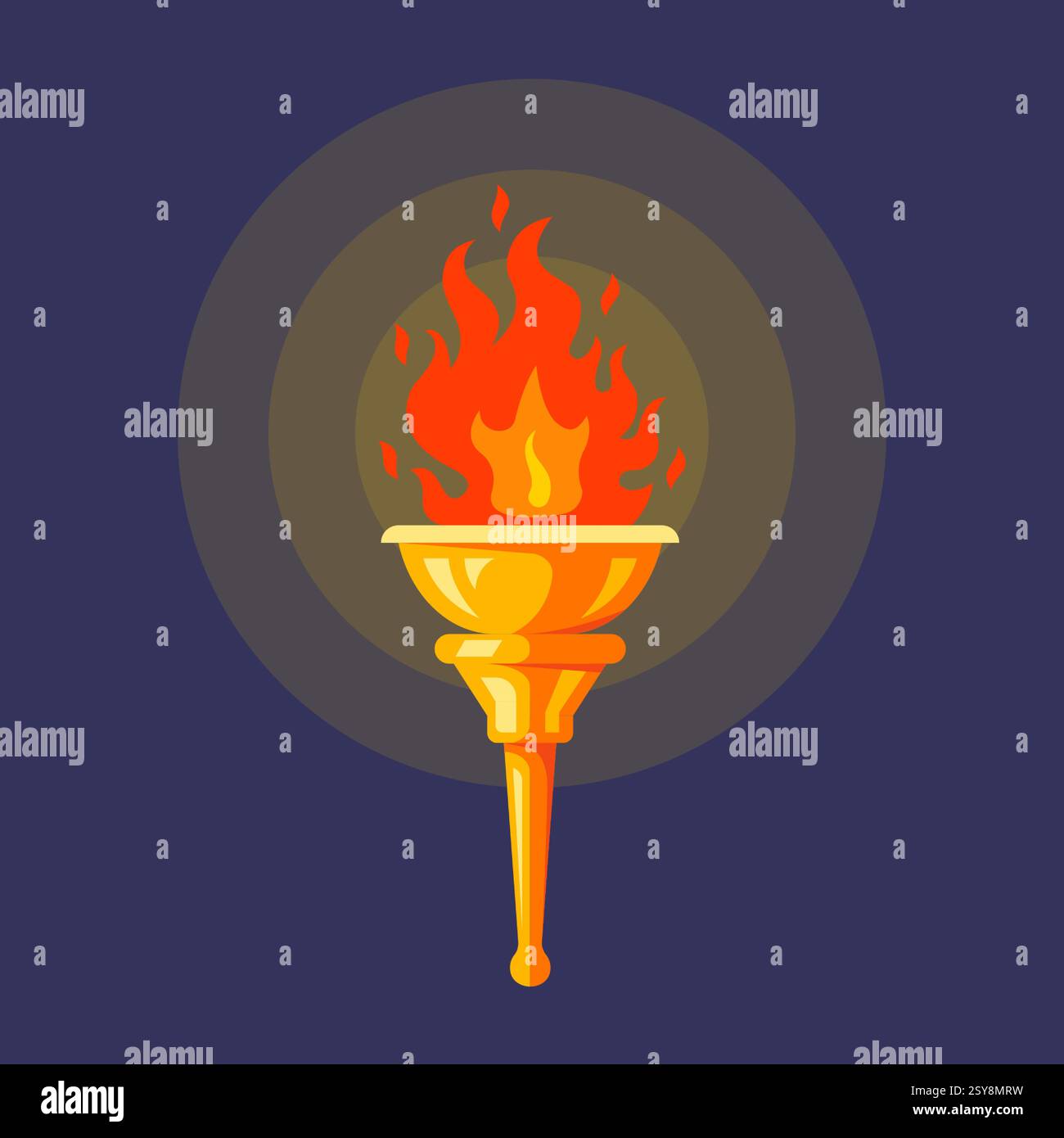 Olympic flame in Stock Vector Images - Alamy