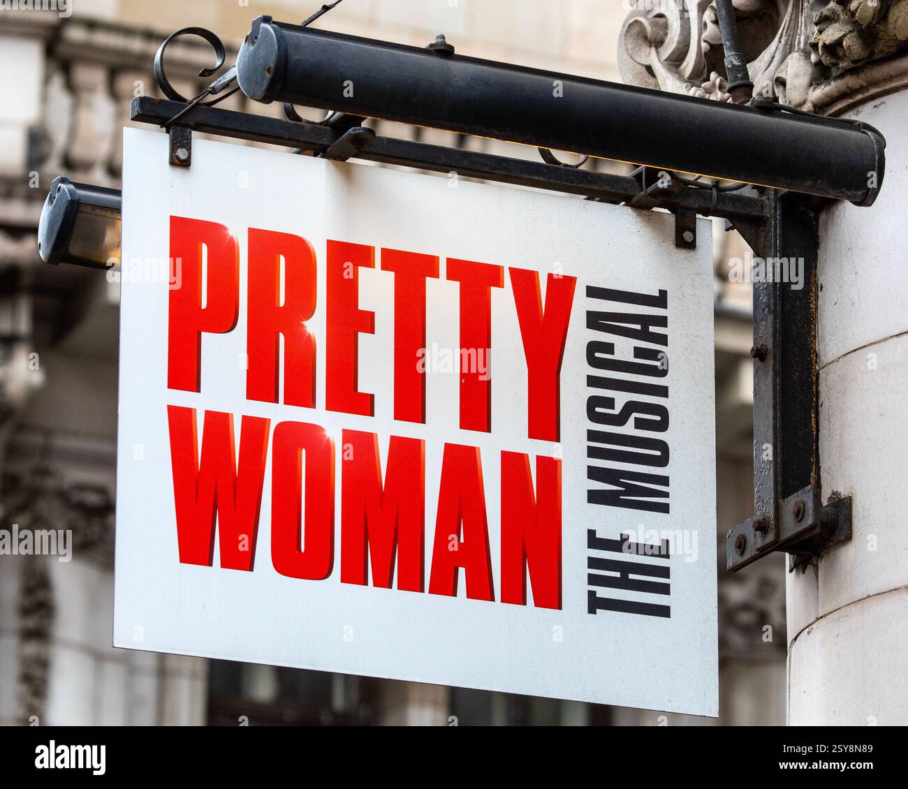 London, UK - March 23rd 2023: A sign for Pretty Woman The Musical on ...