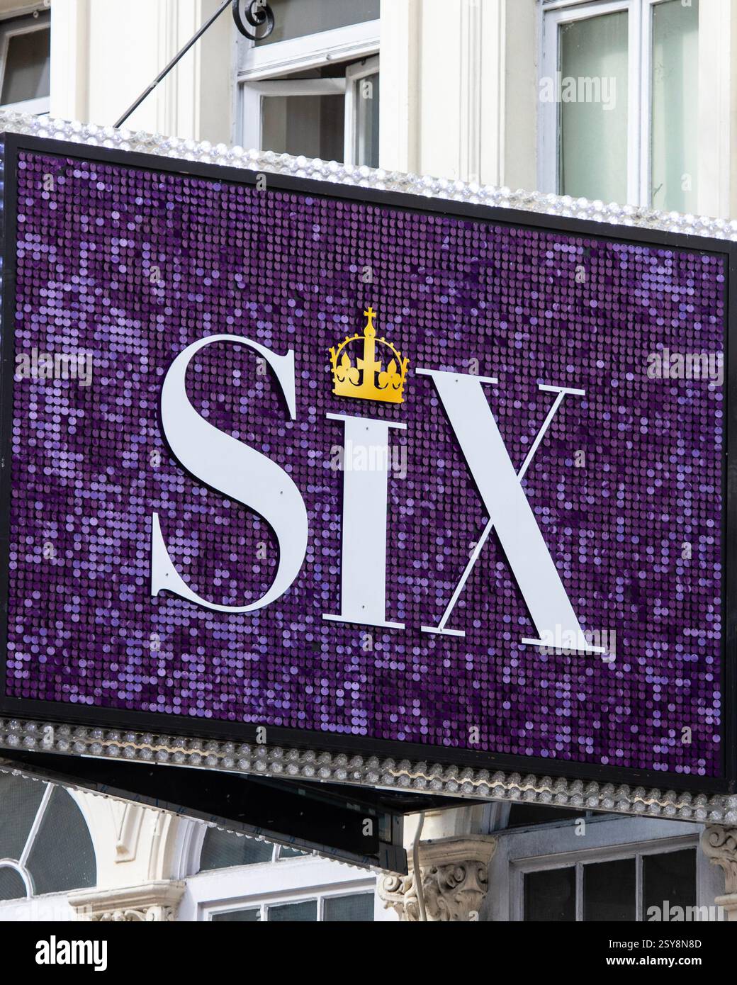 London, UK - March 23rd 2023: A billboard for Six The Musical on the ...