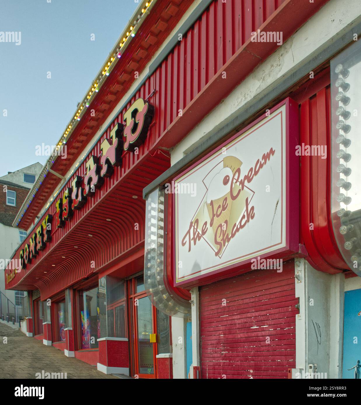 Coney Island amusement arcade in the seaside town of Scarborough in ...