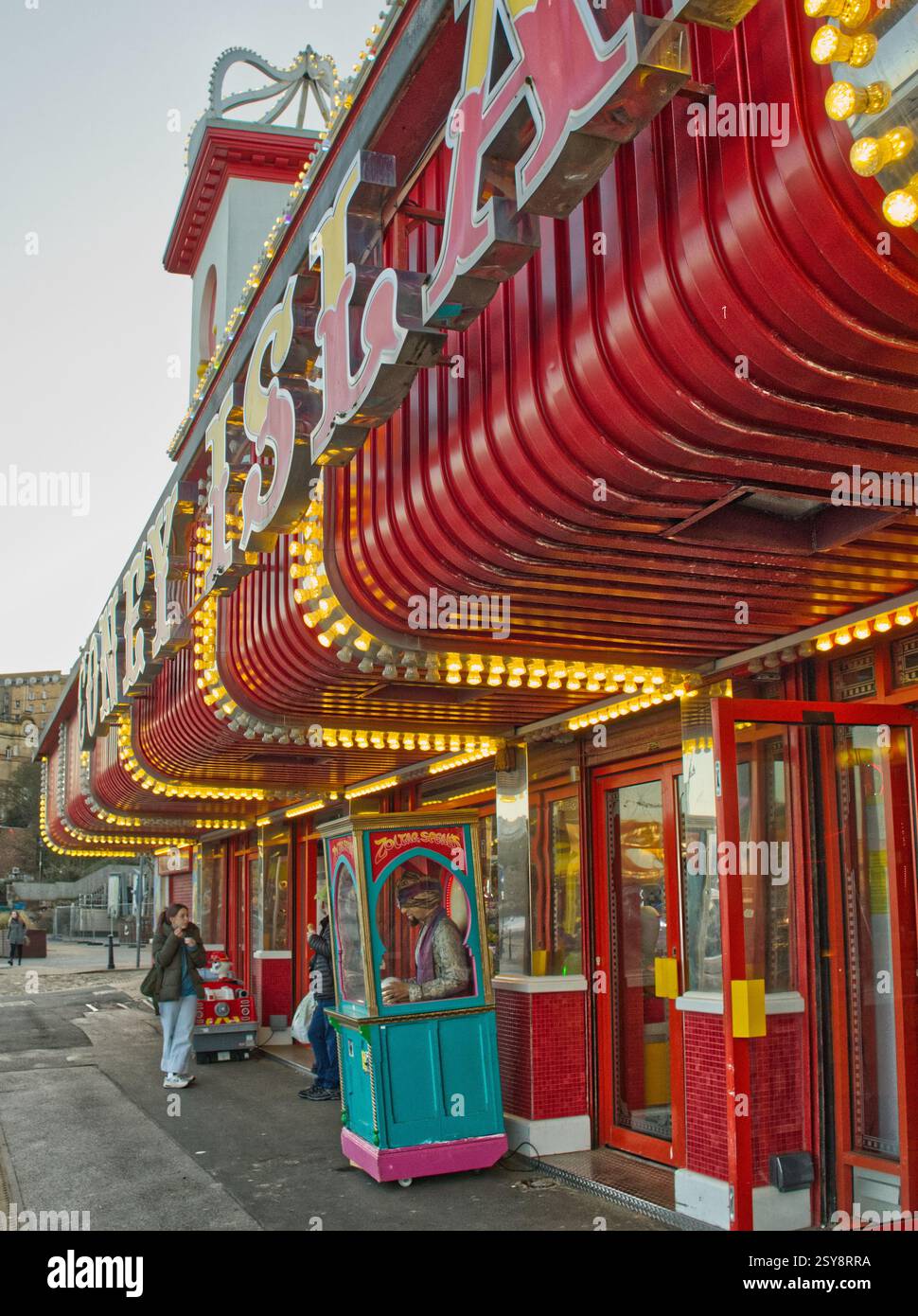 Coney Island amusement arcade in the seaside town of Scarborough in ...