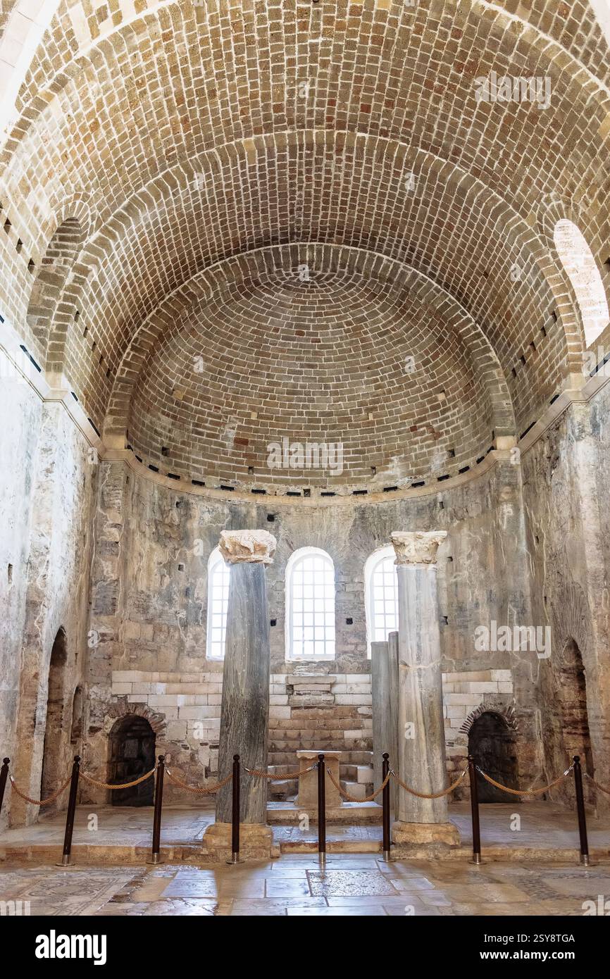 St. Nicholas Church, an ancient East Roman basilica church in the ...