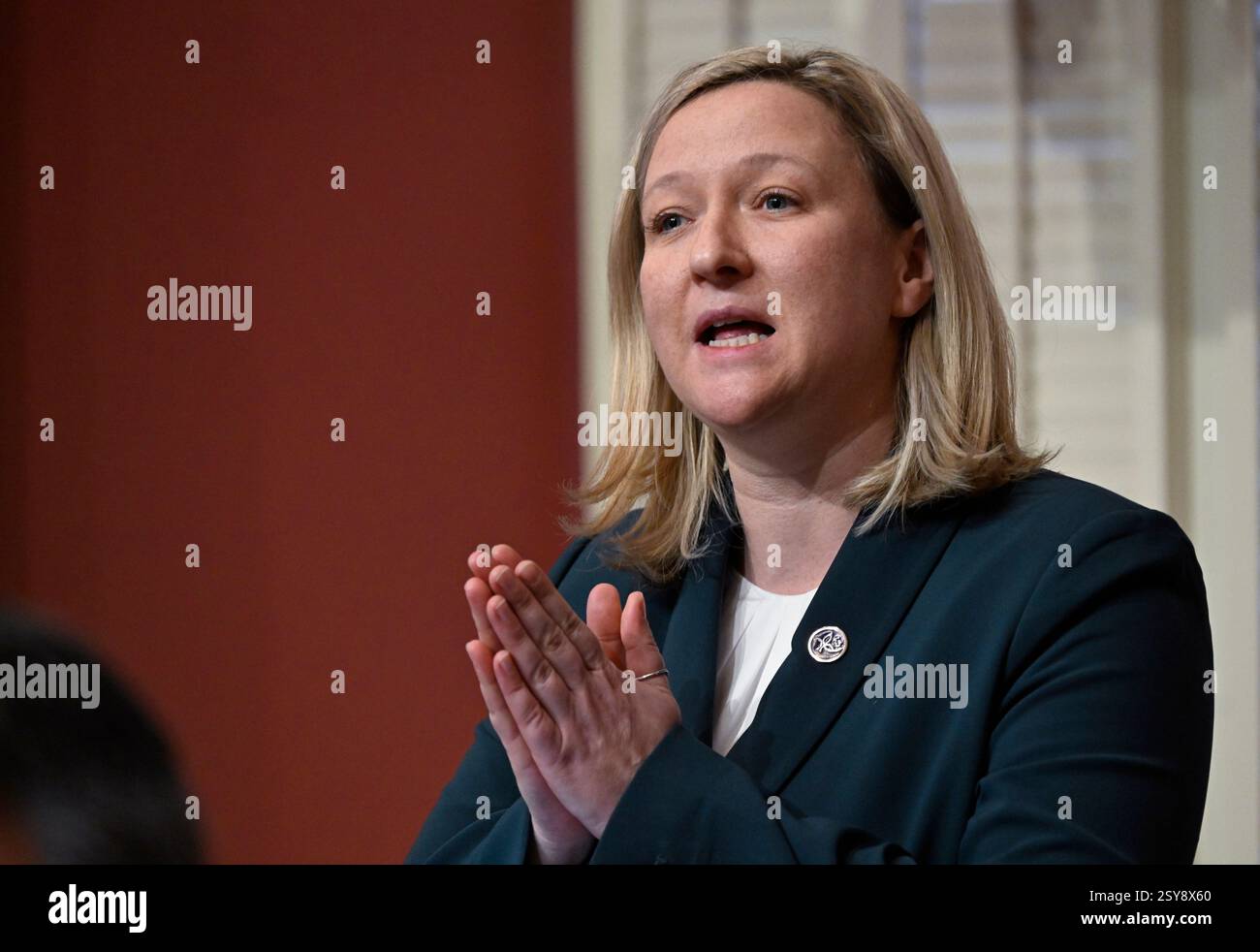 Quebec, Canada. 04th Feb, 2025. Quebec Minister of Natural Resources ...