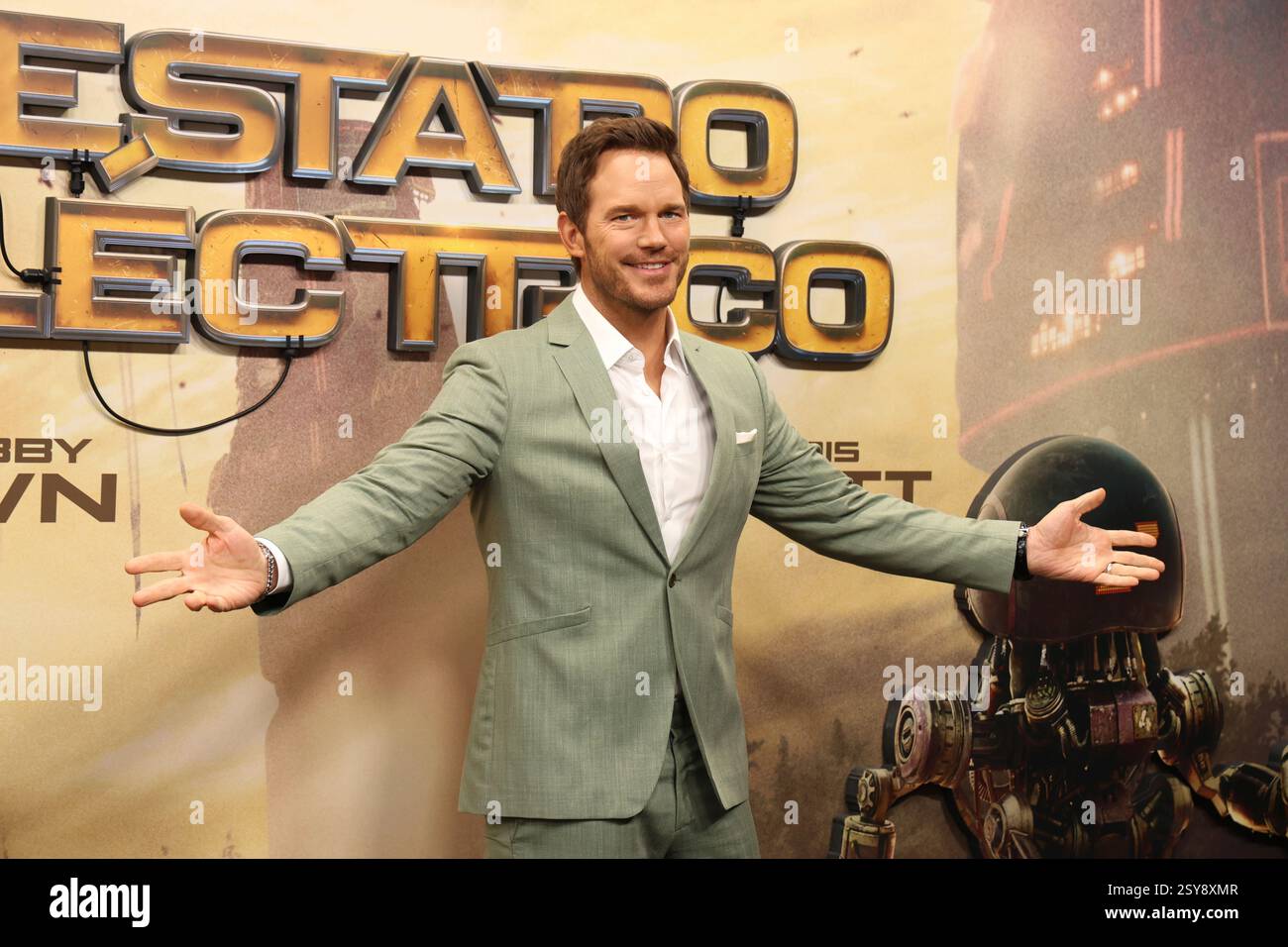 Chris Pratt during the premiere of the film 'Electric State', on ...